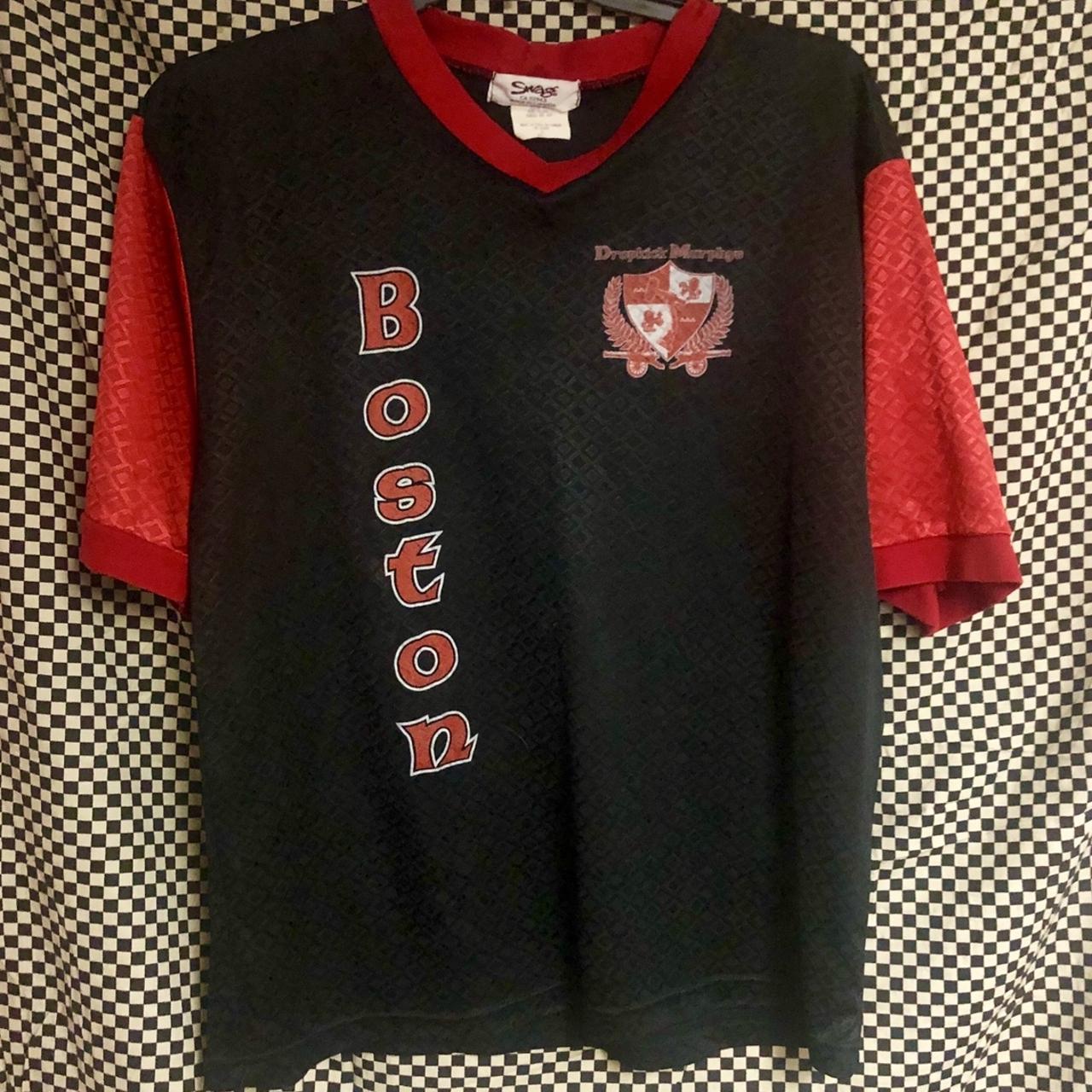 Dropkick Murphys soccer jersey. Black jersey with... | Depop