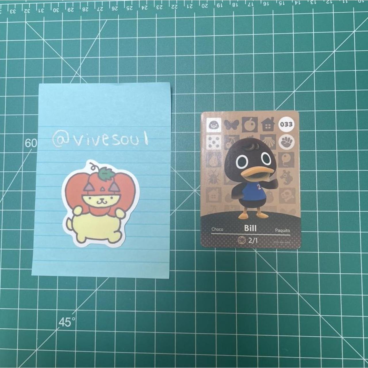 bill animal crossing amiibo card ♡ will ship in... - Depop