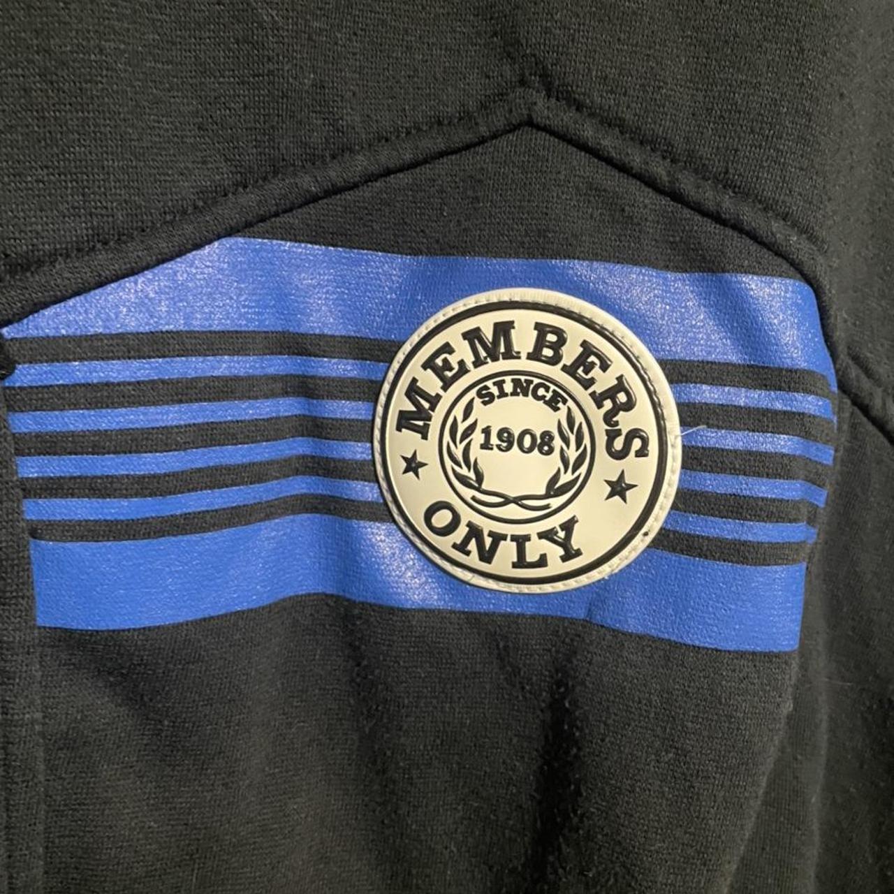 vintage 80s/90s members only logo collared... - Depop