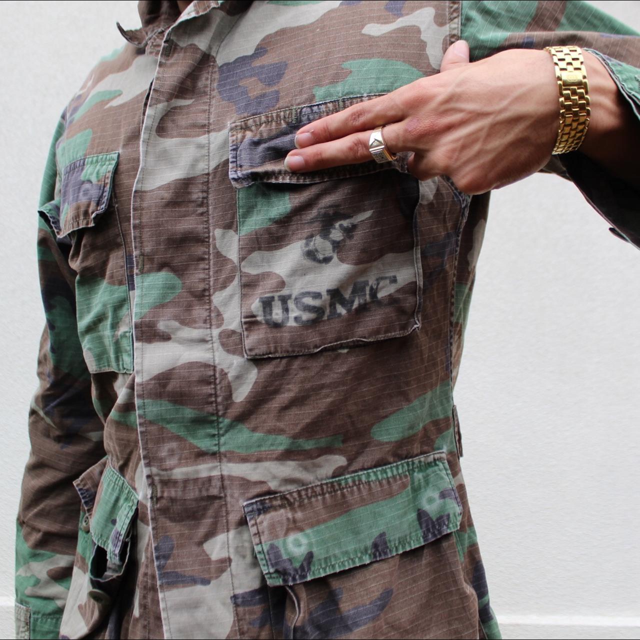 Woodland Camouflage Combat print was Introduced to... - Depop