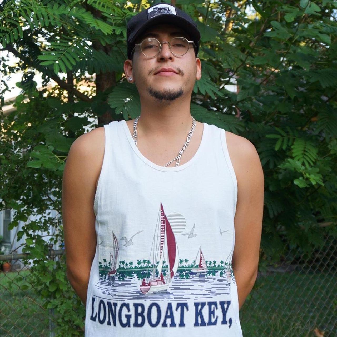 Vintage Longboat Key Florida Tank Top By Fruit Of... - Depop