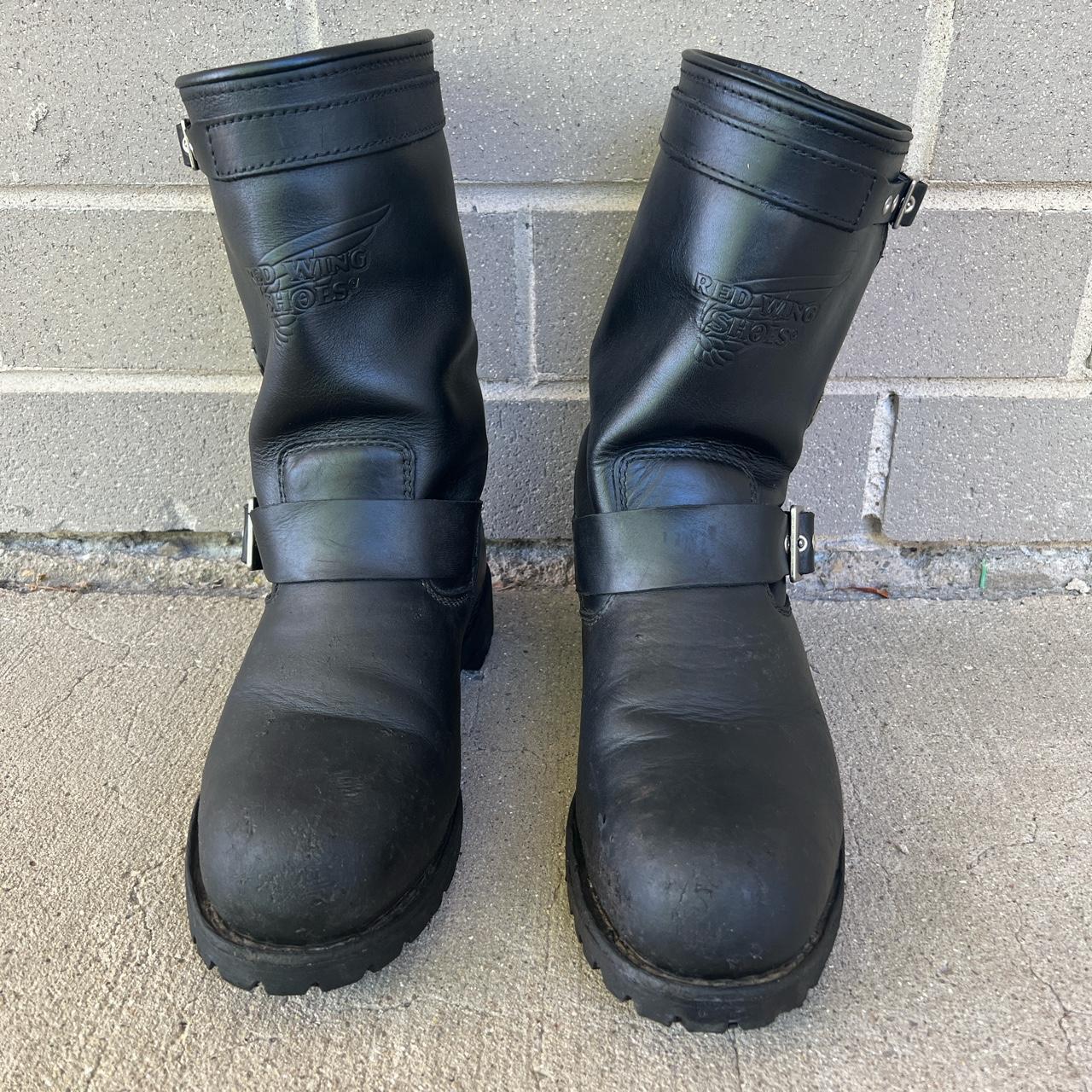 Red Wing Steel Toe Work Boots - Mens steel toe work... - Depop