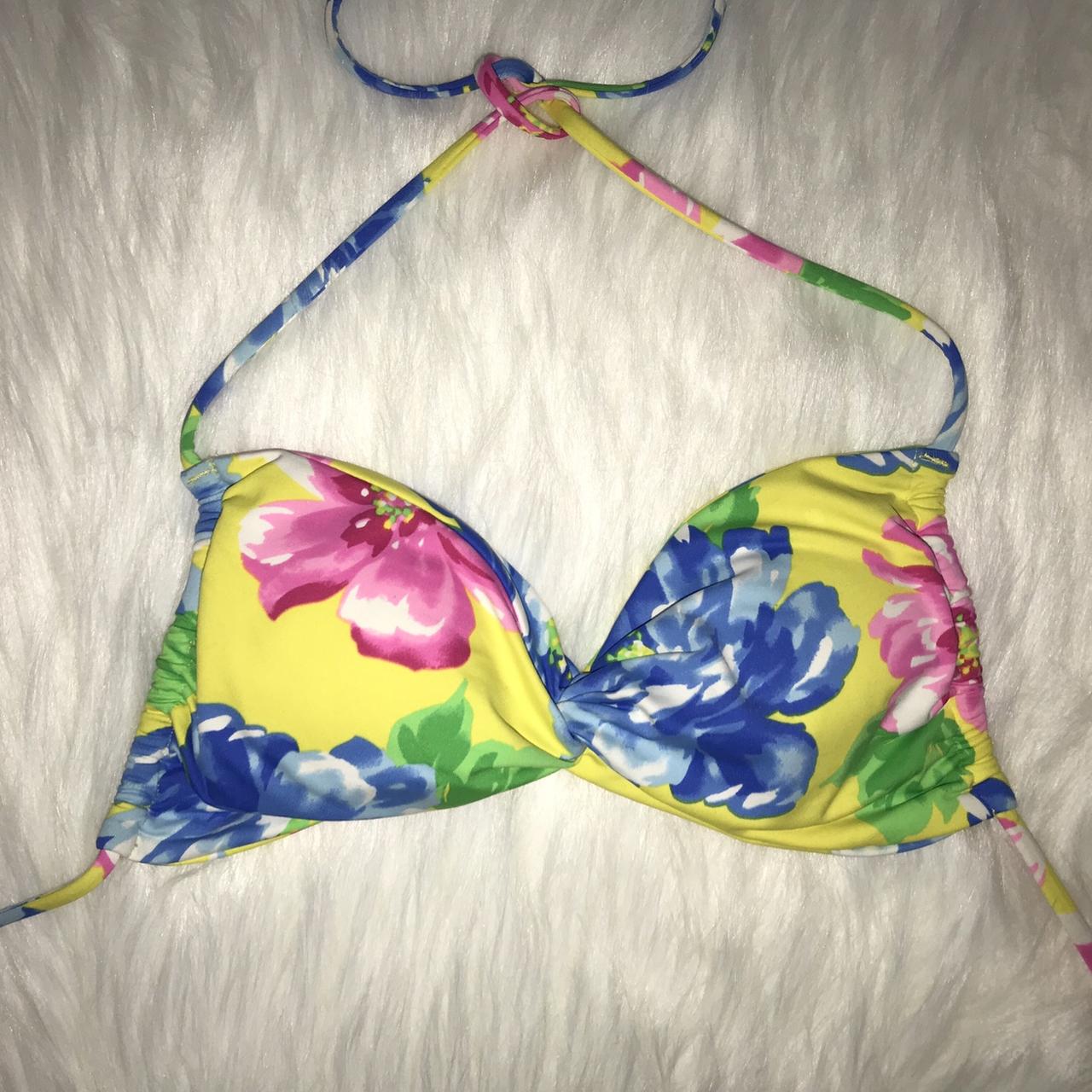Gilly Hicks Swim Top W Padding Size Xs Worn Once Depop