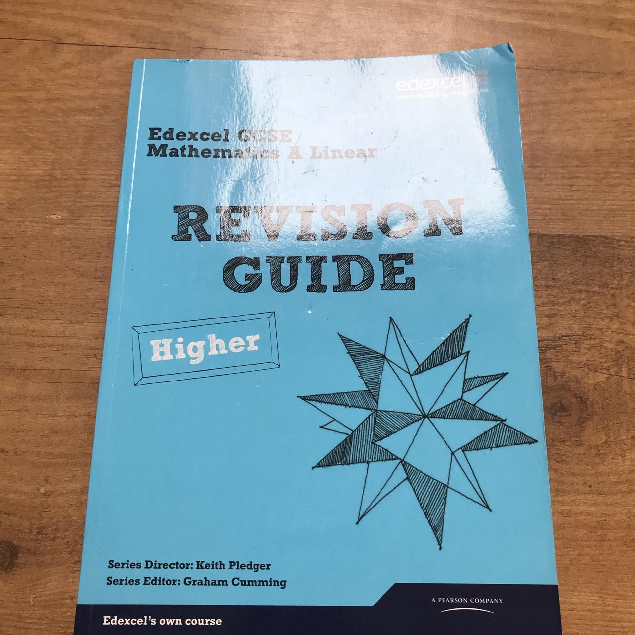 edexcel gcse maths higher revision guide - Depop