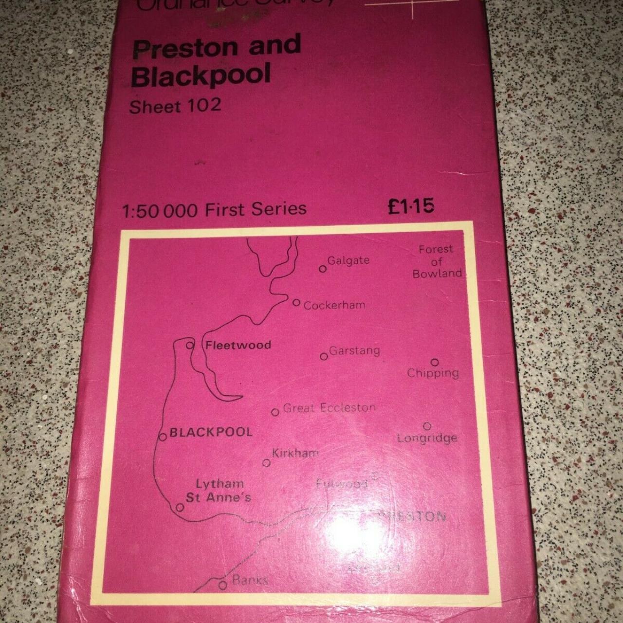 VINTAGE/RETRO 1974 ORDNANCE SURVEY/OS 1:50000 MAP... - Depop
