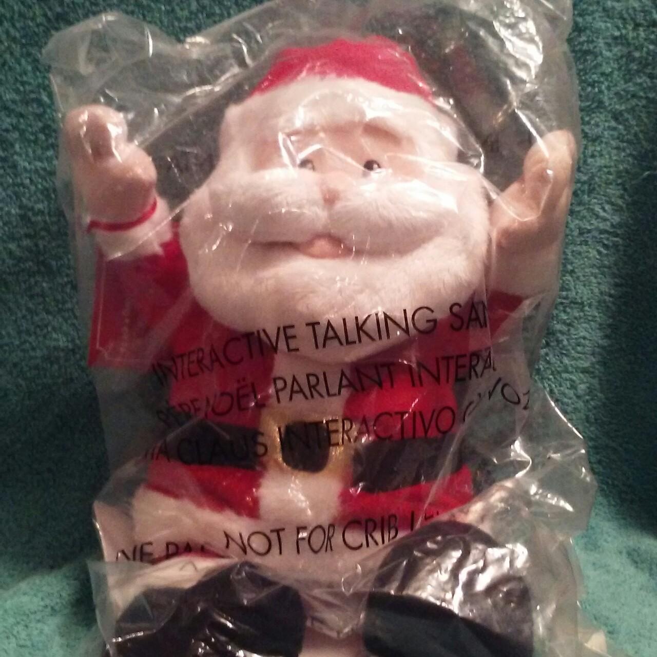 Interactive Talking Santa 11" Tall Uses 3 AAA... | Depop