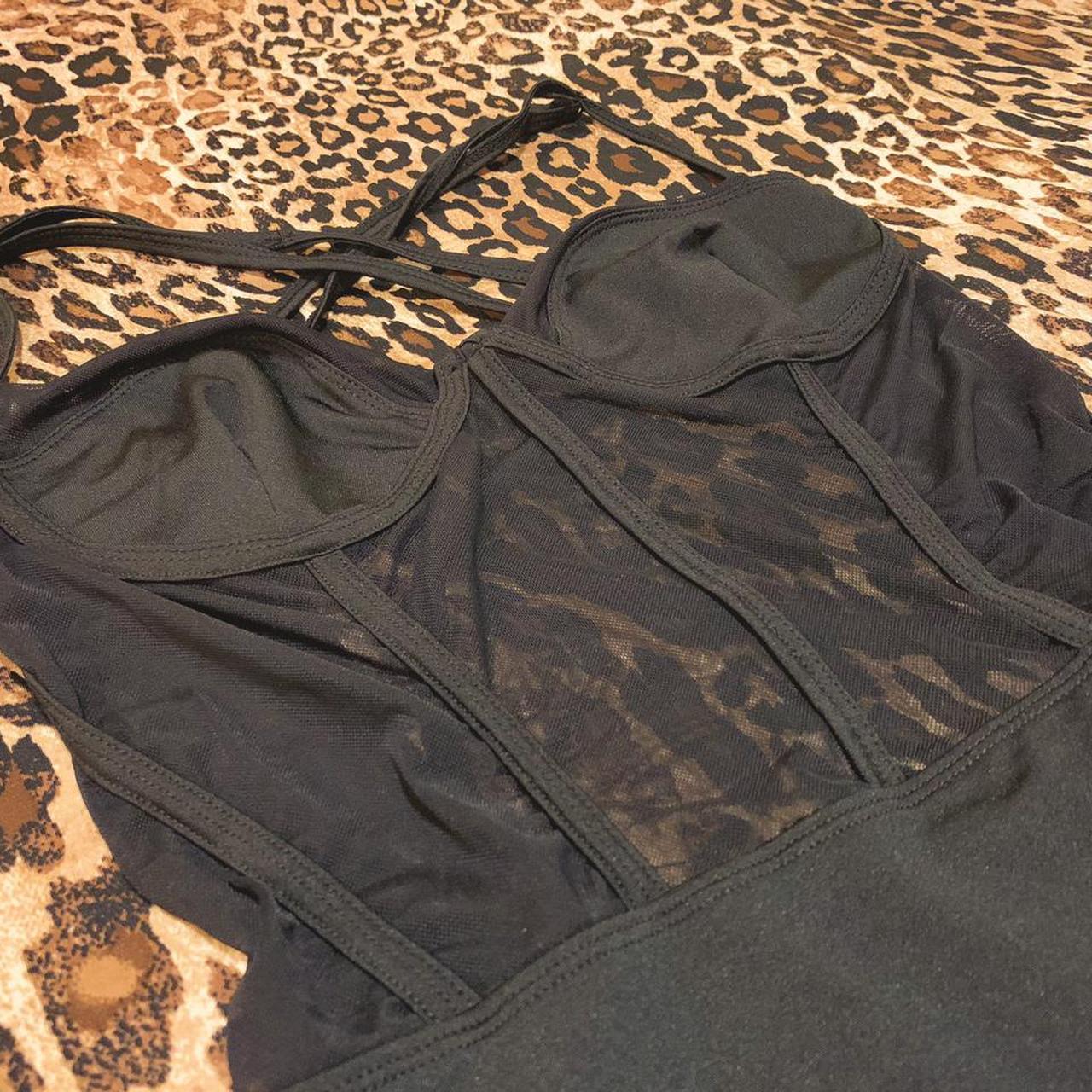 Black Mesh Body Con Dress ️‍🔥 DETAILS ️‍🔥 🩸 bought... - Depop