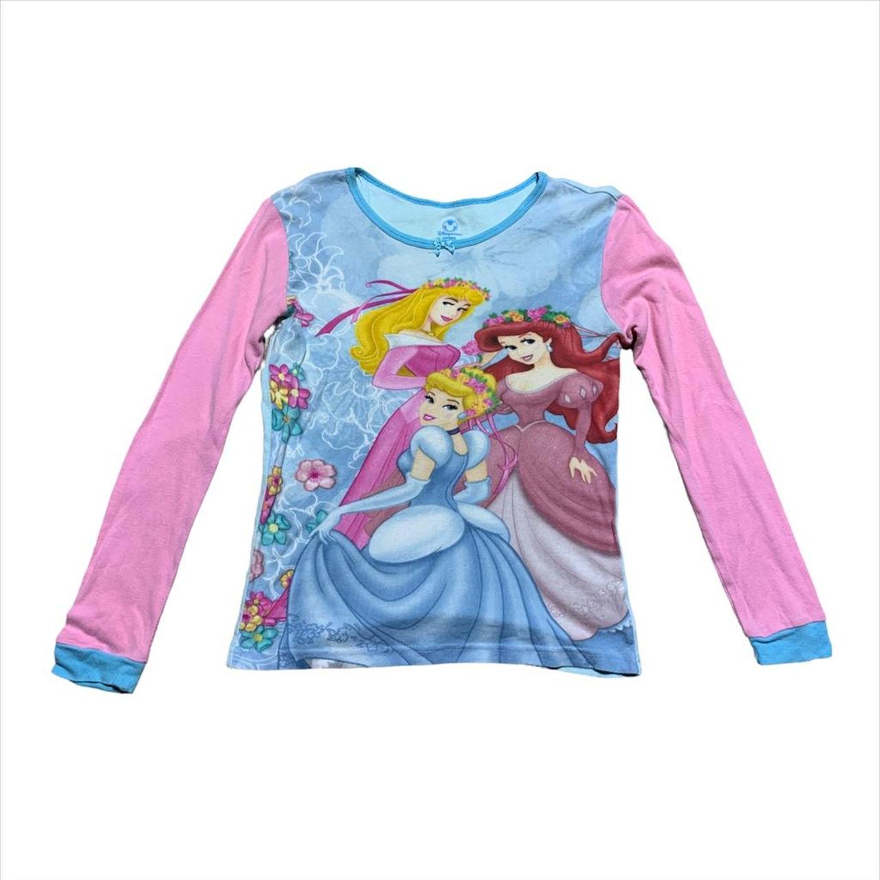 Women's Blue and Pink T-shirt | Depop