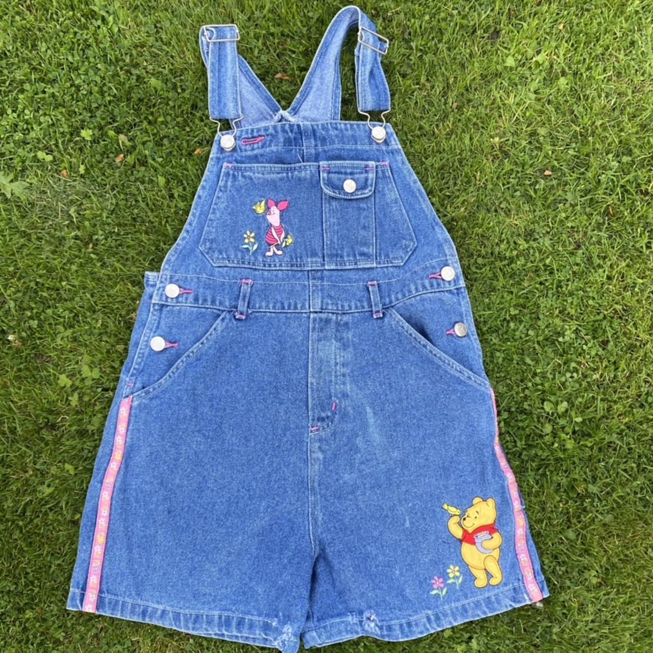 Disney Women's Blue Dungarees-overalls | Depop