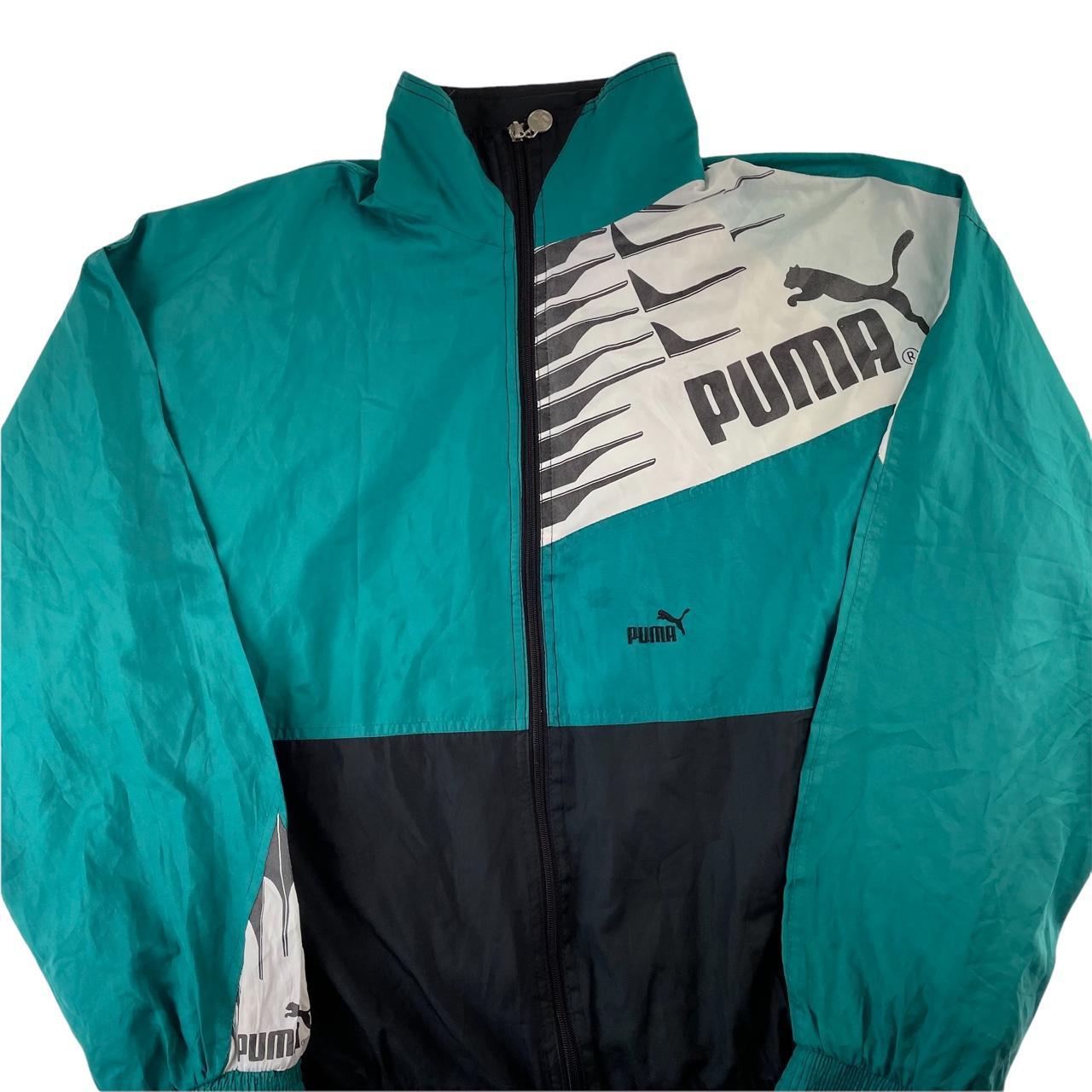 Puma Men's Green Coat | Depop