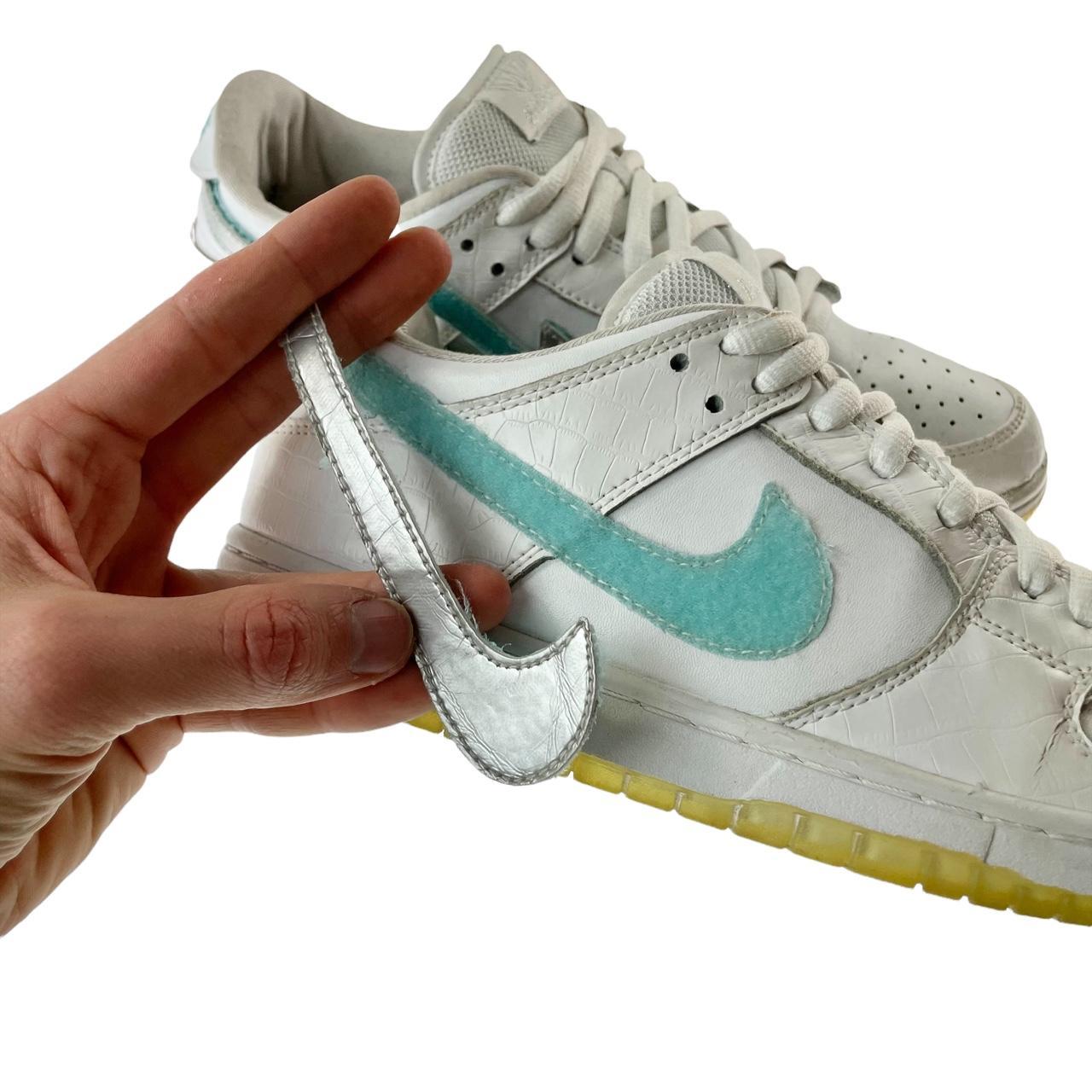 Nike Diamond Dunk size UK 8.5 Some wear on front... - Depop