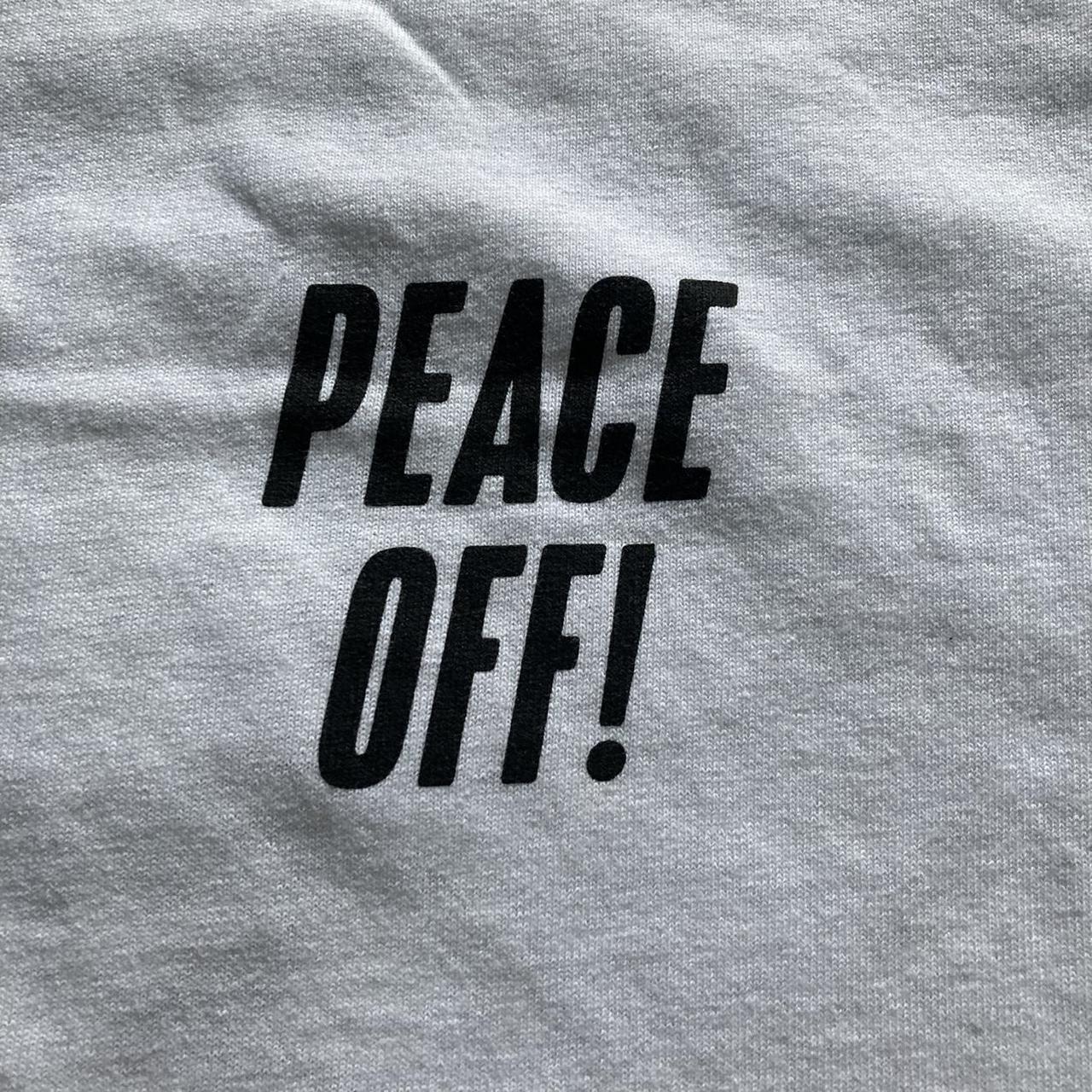 Sketchy Tank / Lurking Class “Peace Off!”... - Depop
