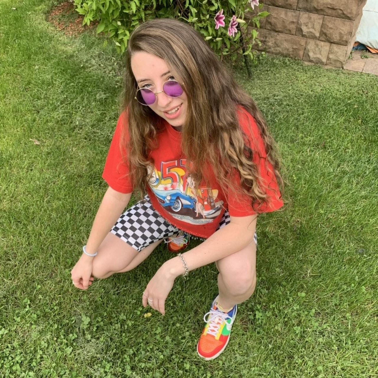 Betty Boop Chevrolet Crop Top: I cropped this... - Depop