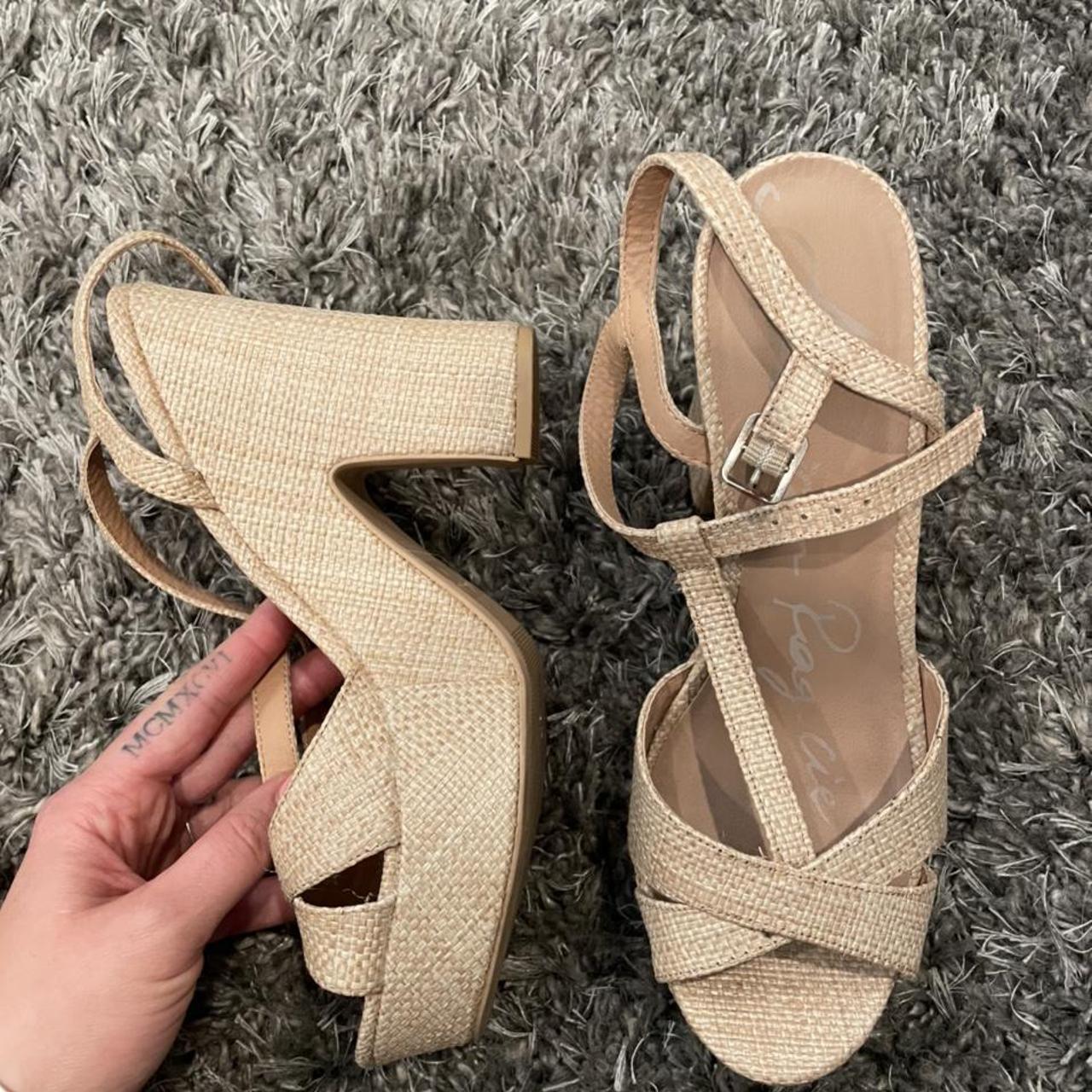 American rag wedge heels Barley worn Super comfy - Depop
