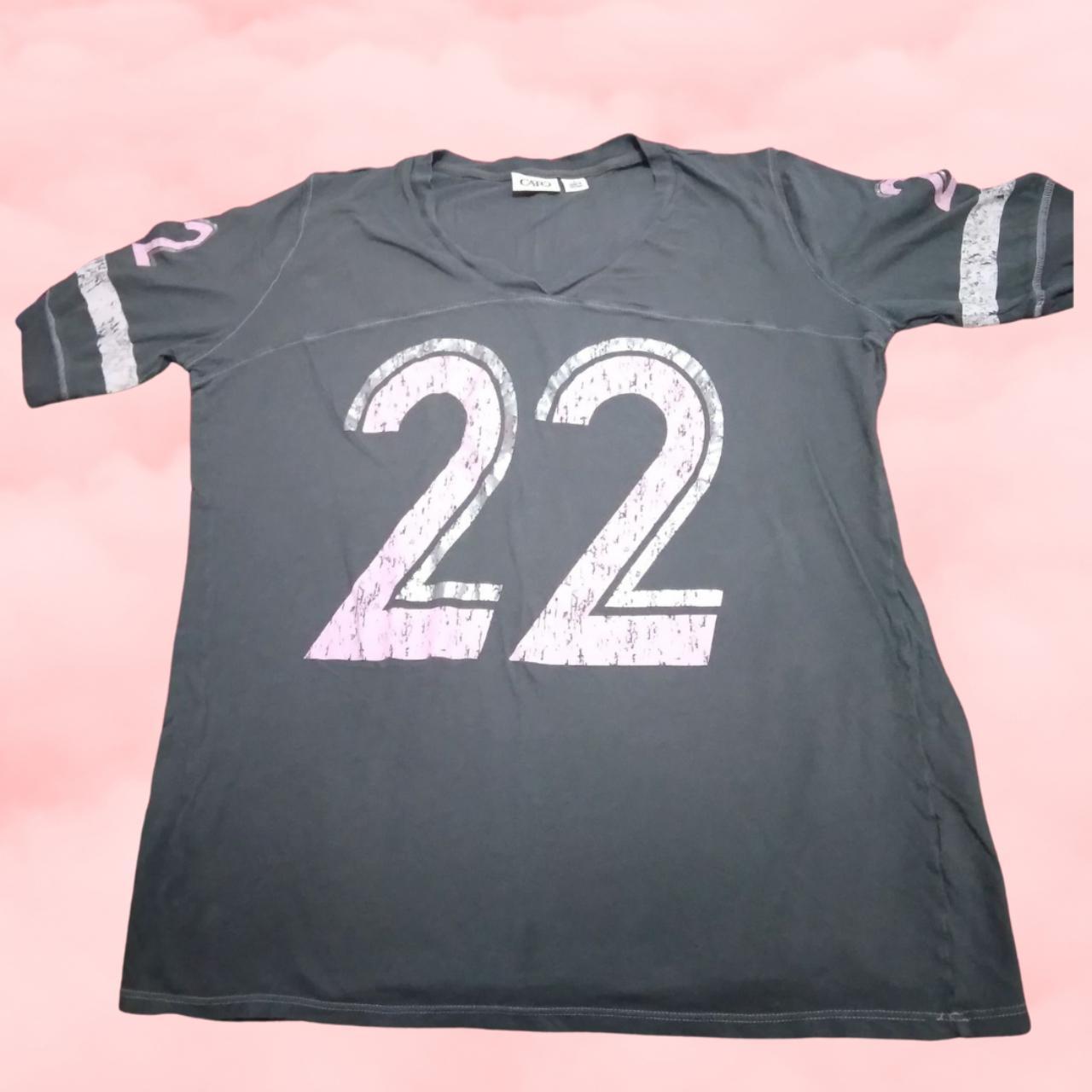 ‼️DEPOP PAYMENTS ONLY PLEASE‼️ Cato Jersey 22 Tee... - Depop