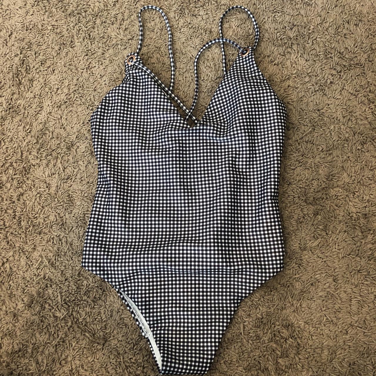 PACSUN ONE PIECE SWIM SUIT. super cute never worn.... - Depop