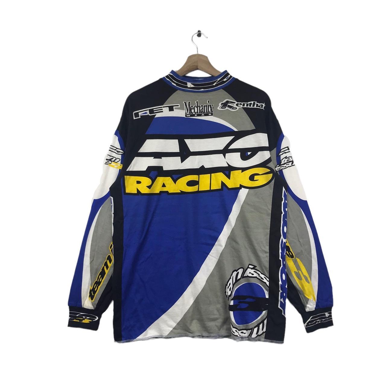Vintage AXO RACING Mechanix Bmx Motocross Jersey... - Depop