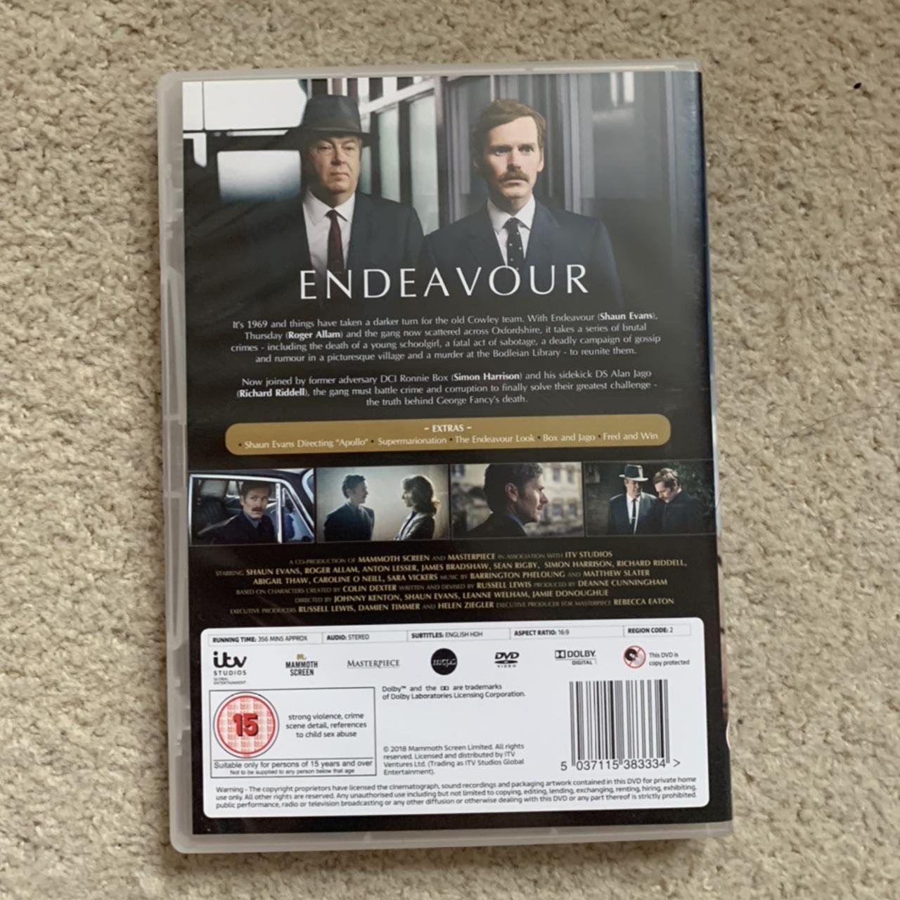 ITV’s ‘Endeavour’ DVD Complete Season 6 2 discs, 4... - Depop