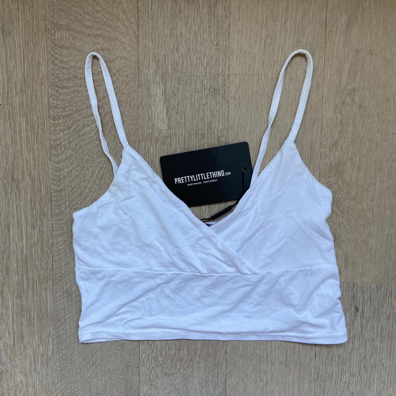 Brand new with tags PLT white criss cross top ... - Depop