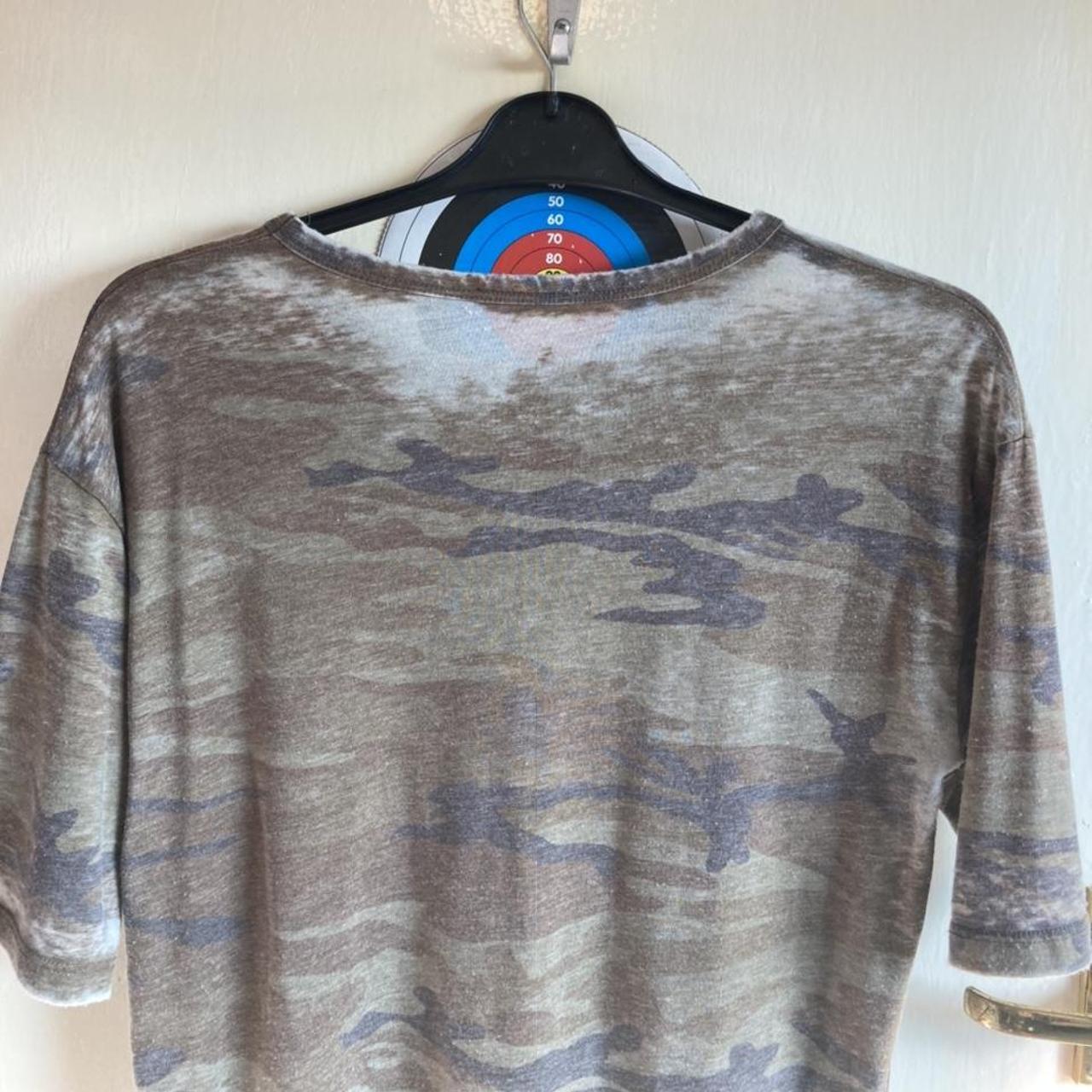 topshop grunge style oversized washed out camo print... - Depop