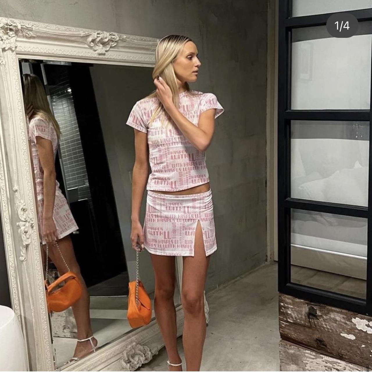 With Harper Lu set: worn twice, in perfect... - Depop