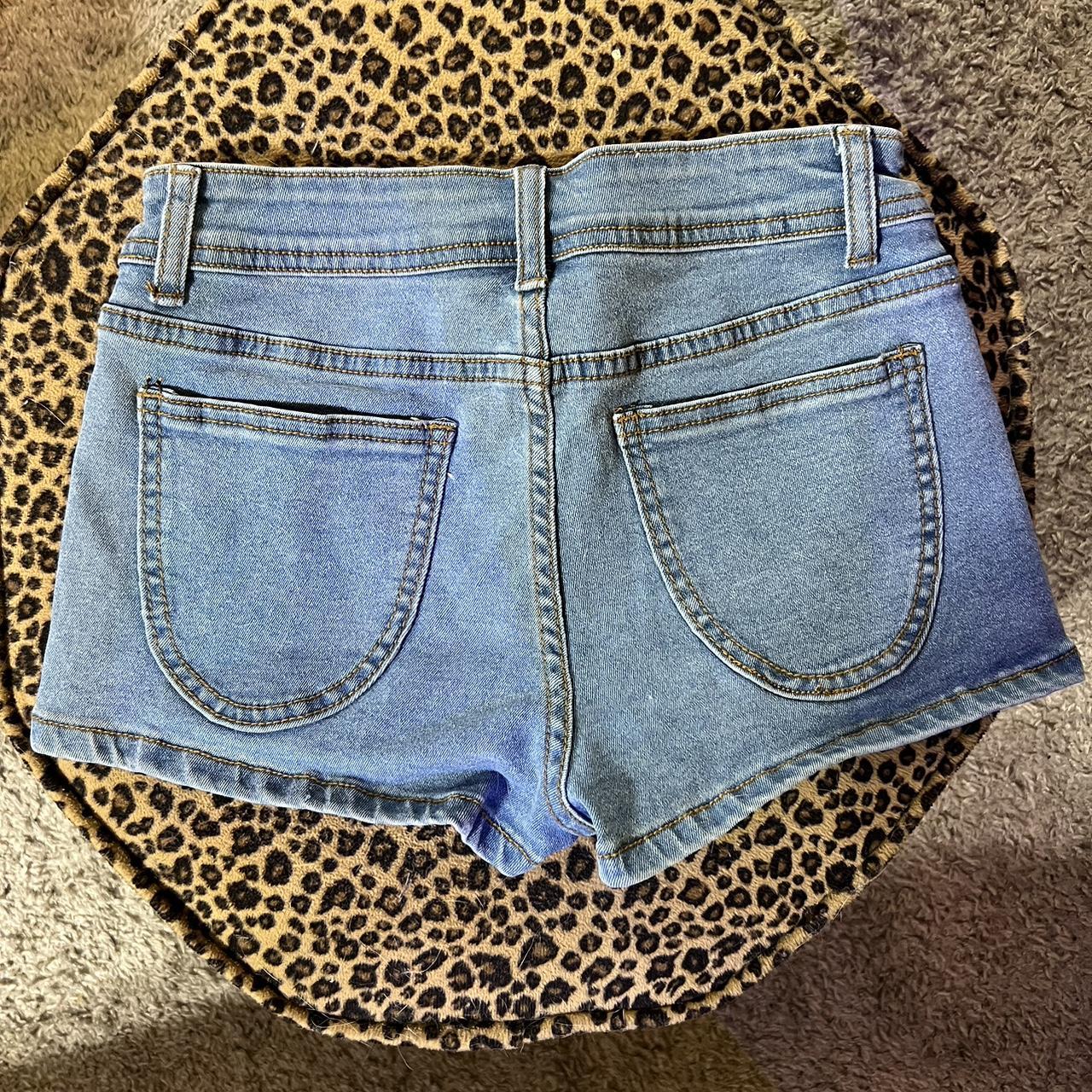 super small jean shorts. they’re a size small n not... - Depop