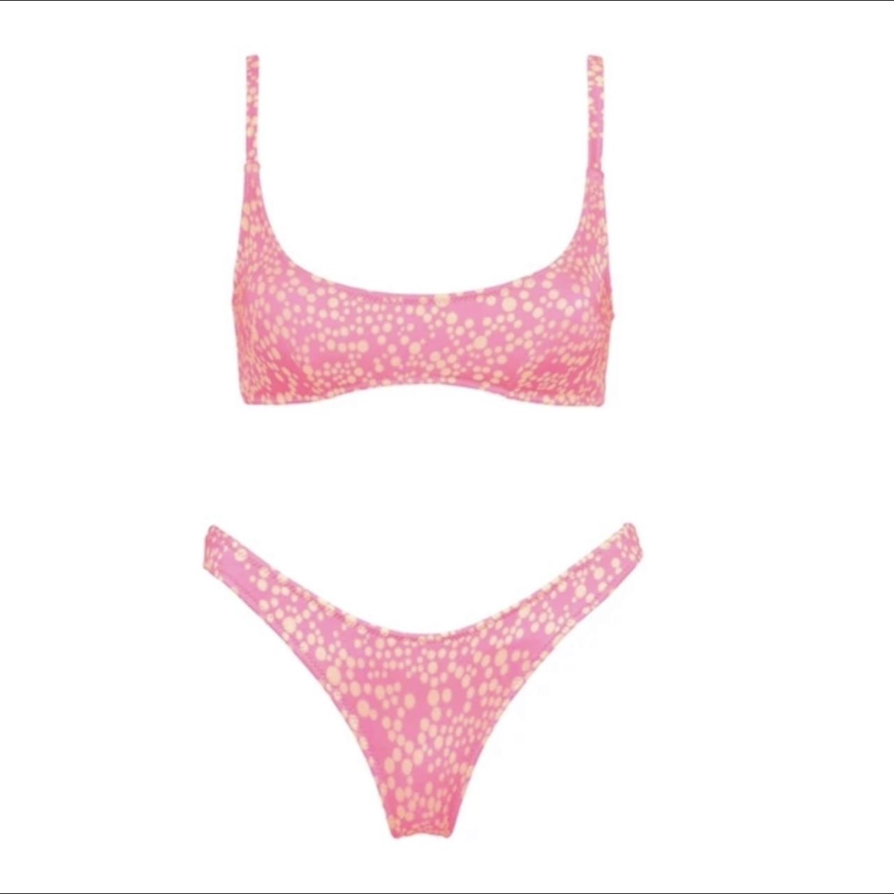 Triangl Maci Bikini In Pink Polka Never Worn And Depop