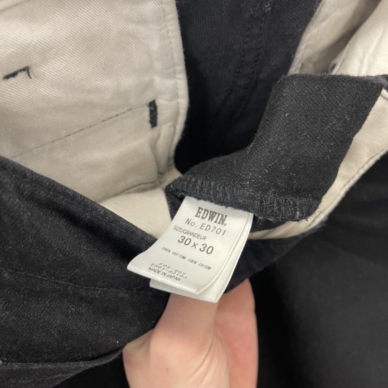 EDWIN WIDE PANT 30X30 Condition: 8/10 SELVAGE DENIM - Depop