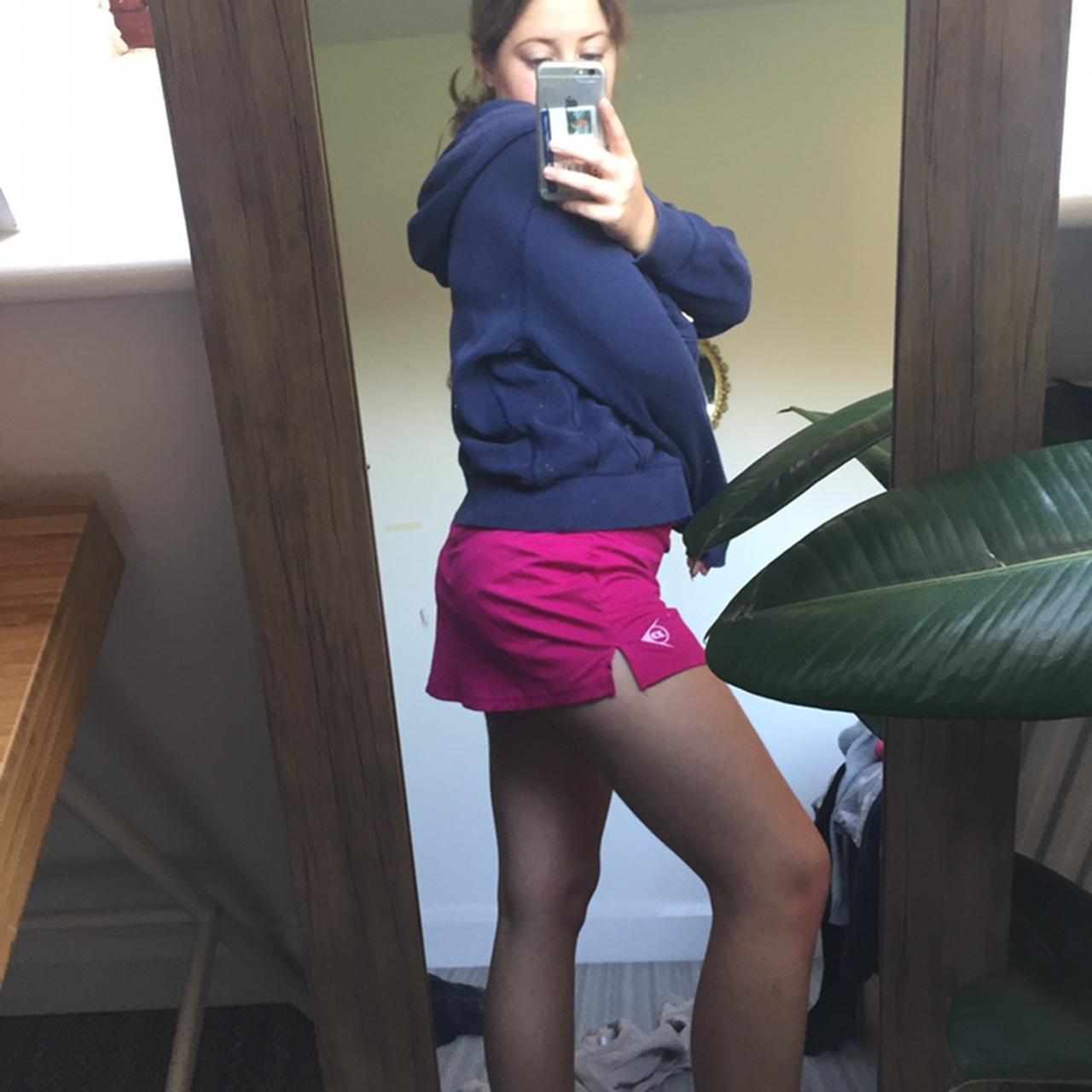 Sick pink Dunlop skirt/skort - Depop