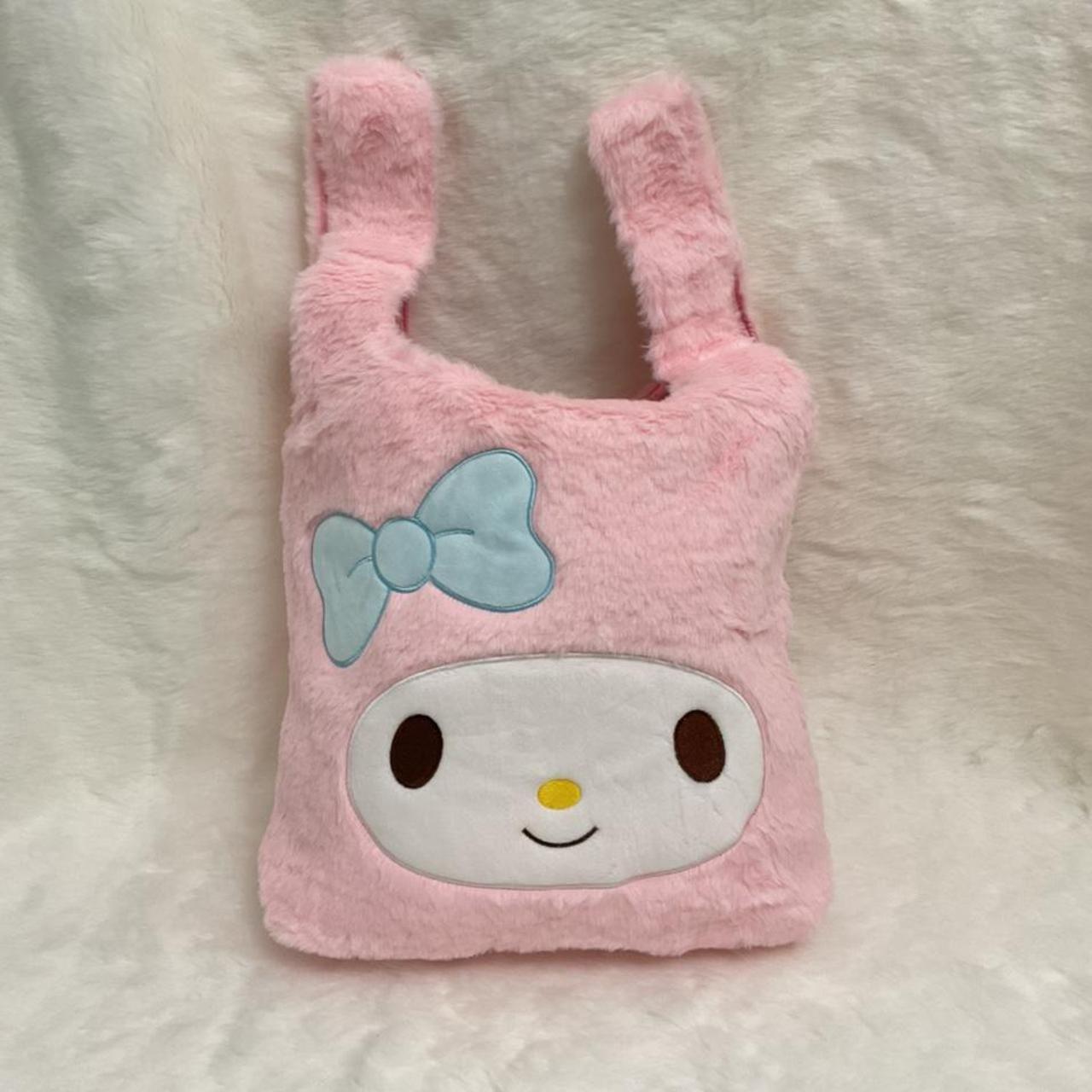 💗 Super Cute My Melody Pink Plush Hand Bag 🎀... - Depop
