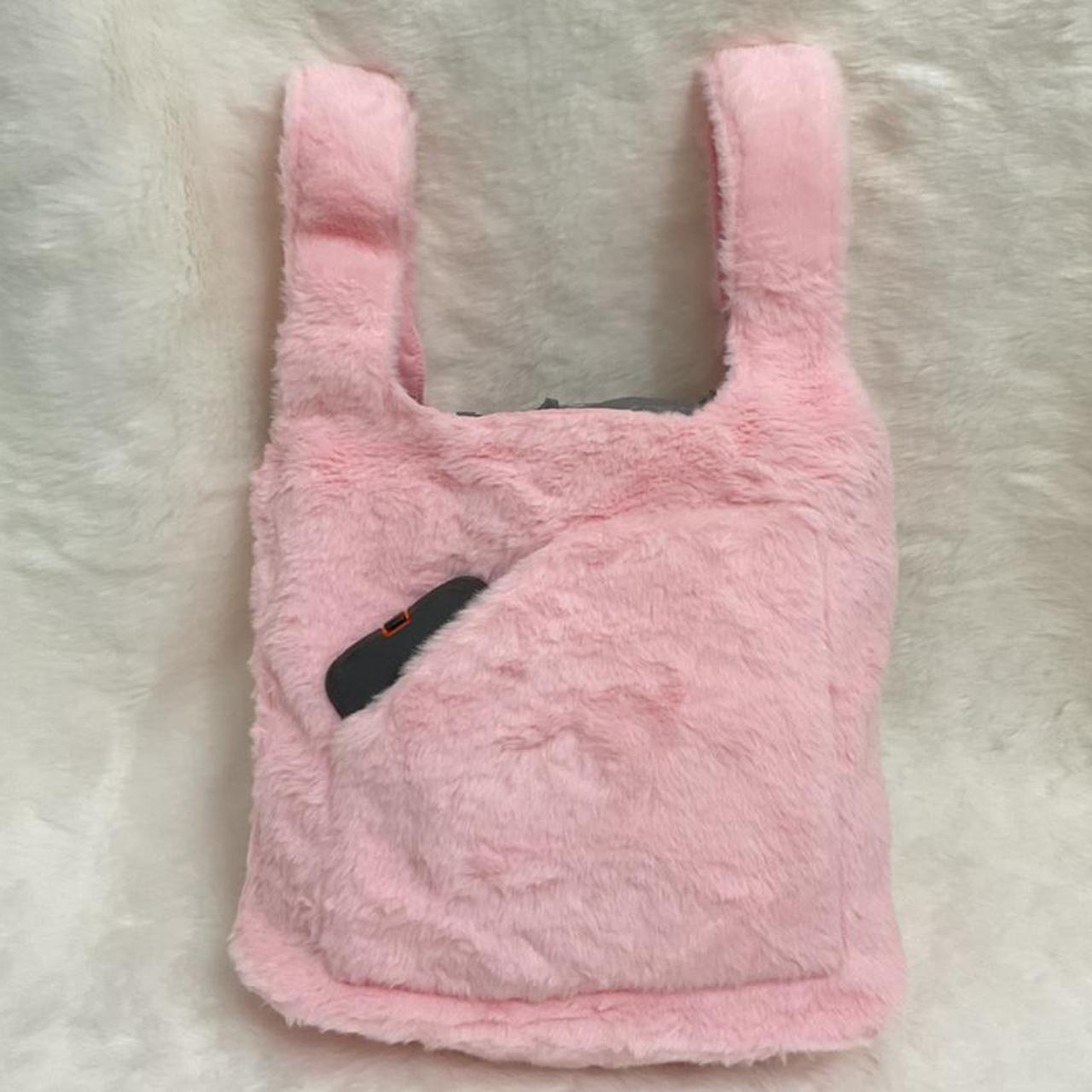 💗 Super Cute My Melody Pink Plush Hand Bag 🎀... - Depop