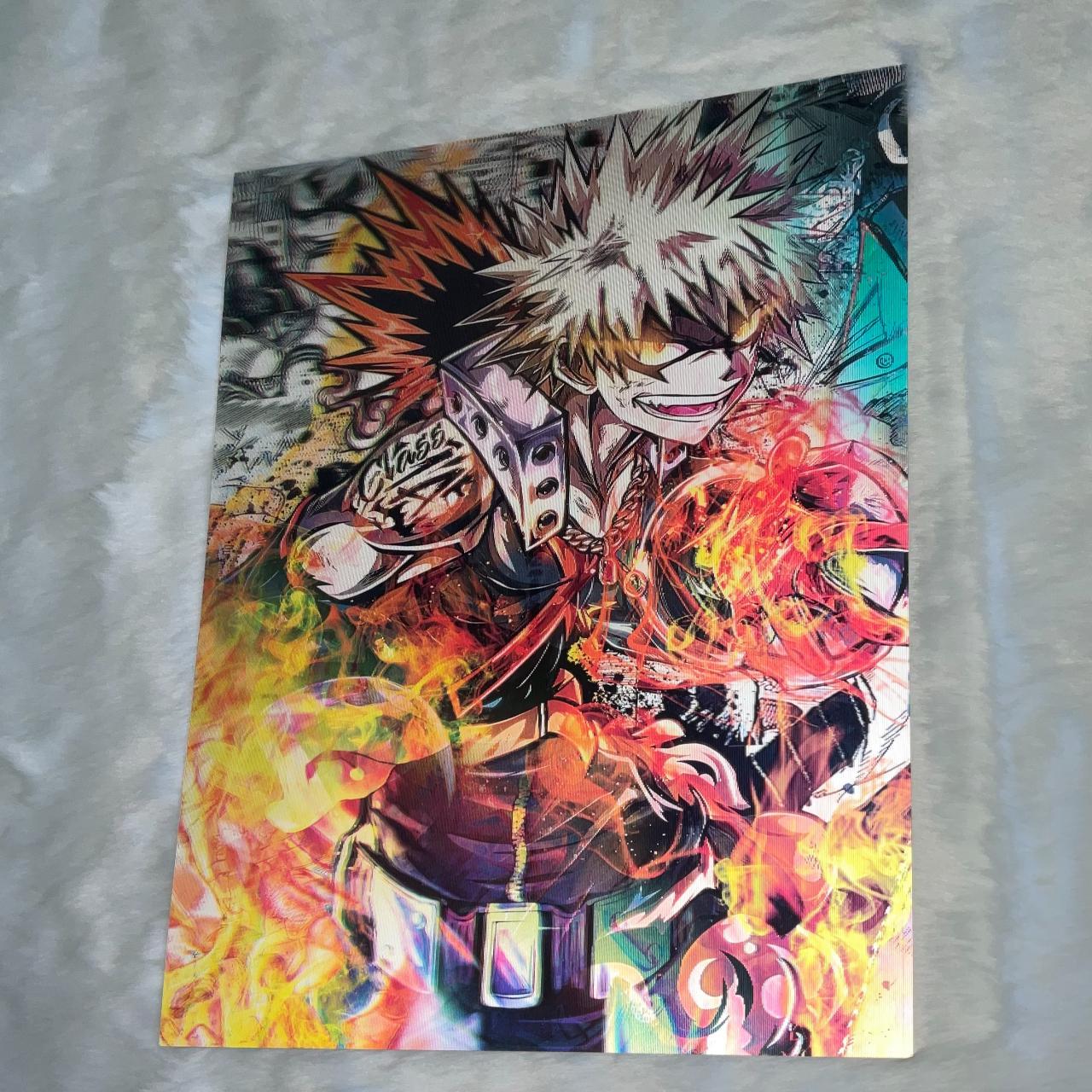 🔥 MHA 3D Print/Poster 🔥 🖤 Has 3 motion pictures... - Depop