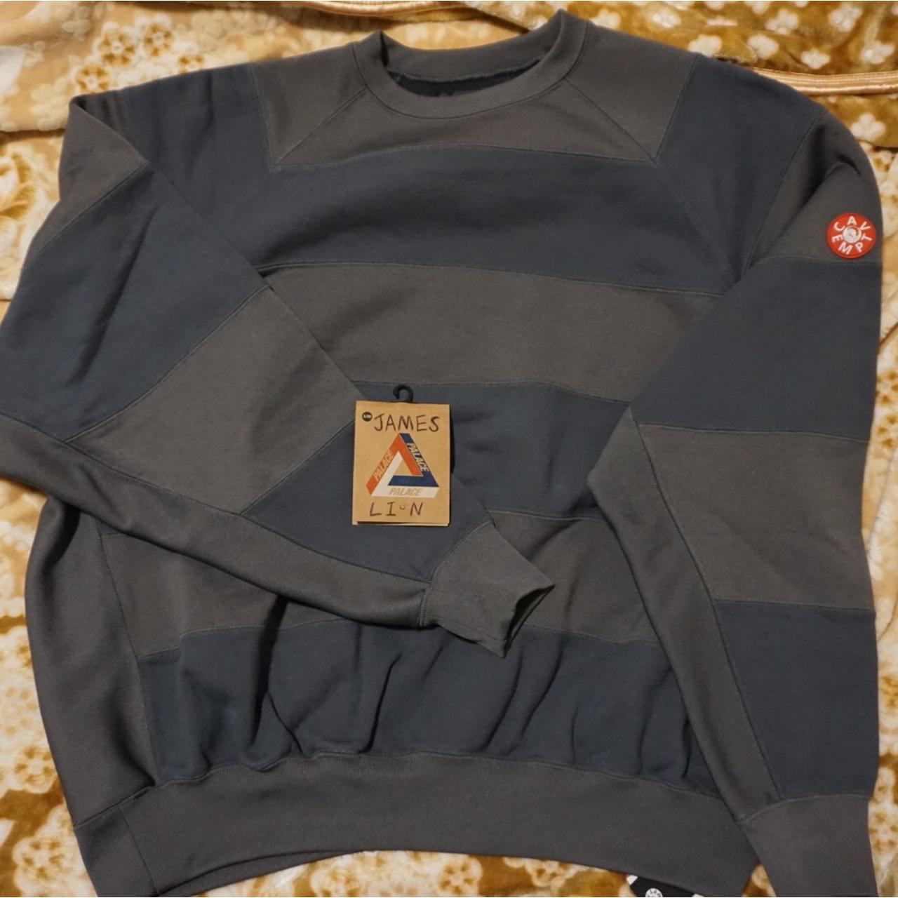 Cavempt 19ss stripe longsleeve Size L boxy fit BNWT - Depop