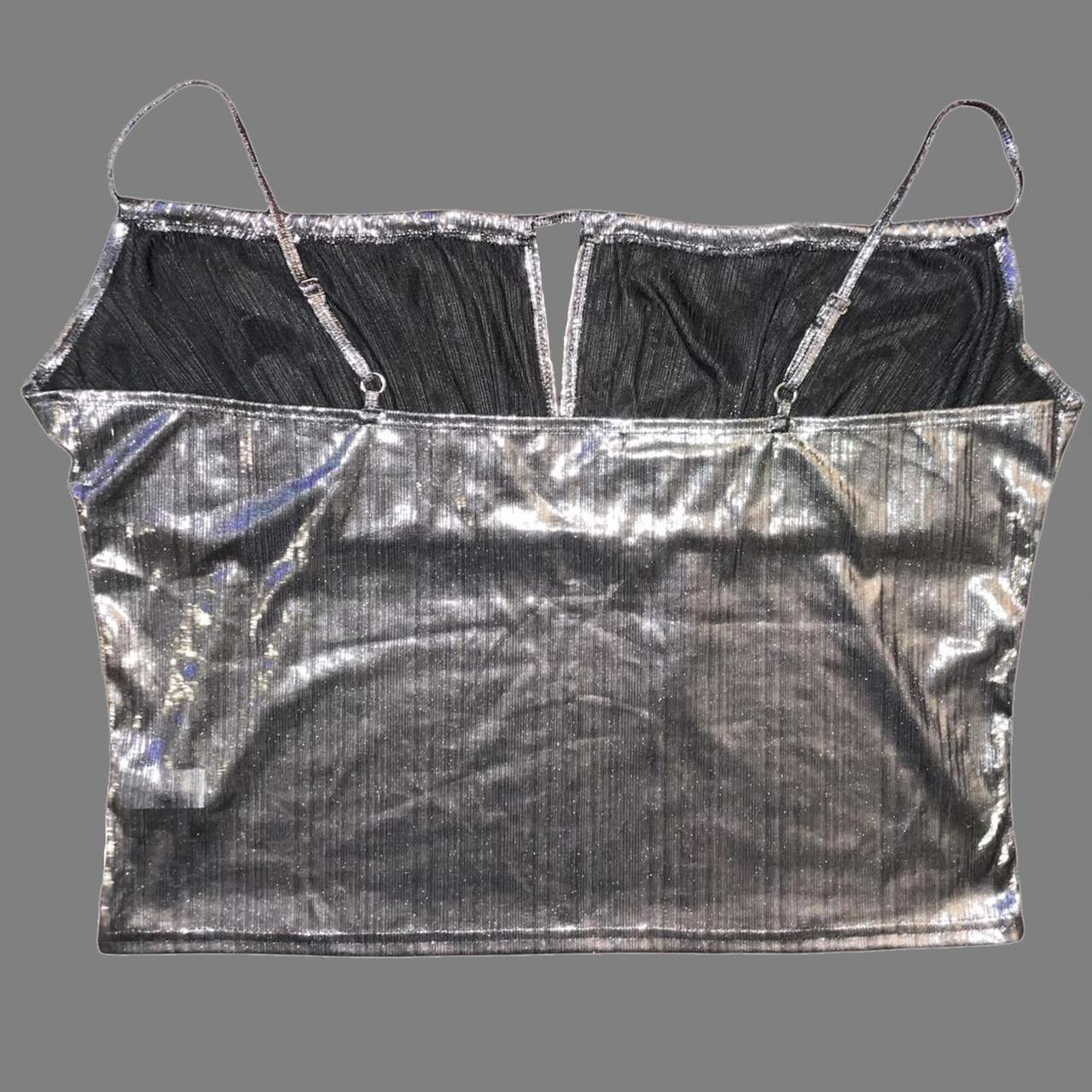 Delia's Women's Silver Vest | Depop