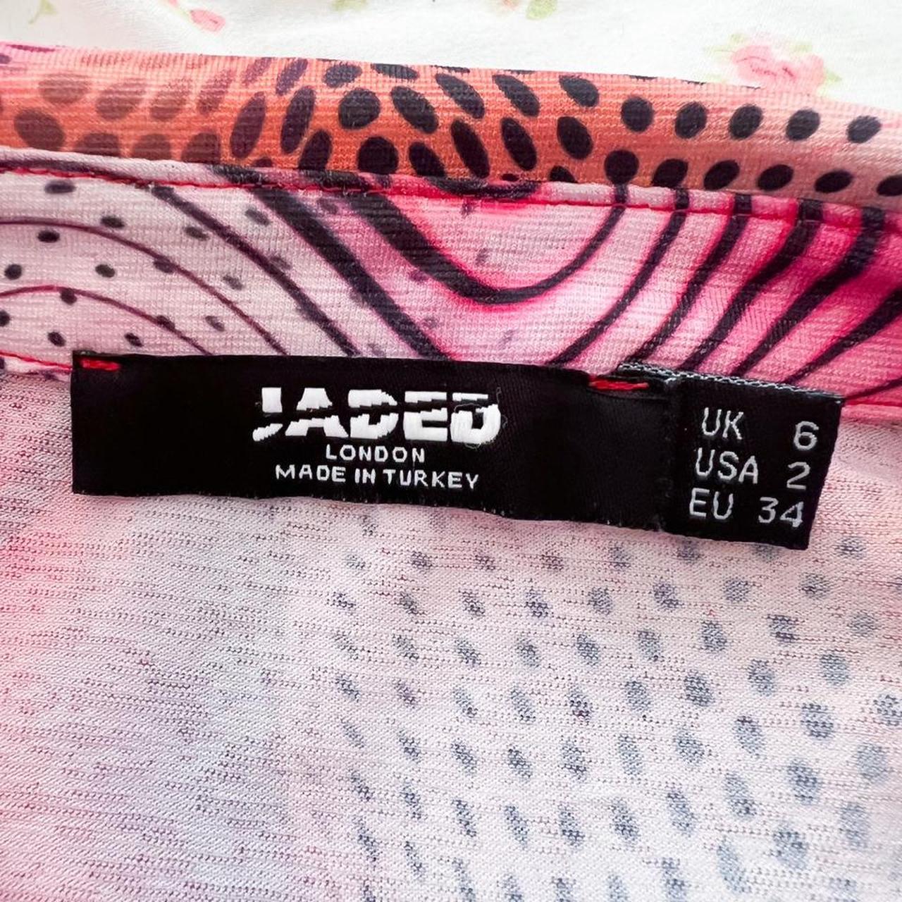 Jaded London 90s cyberpunk futuristic print button... | Depop
