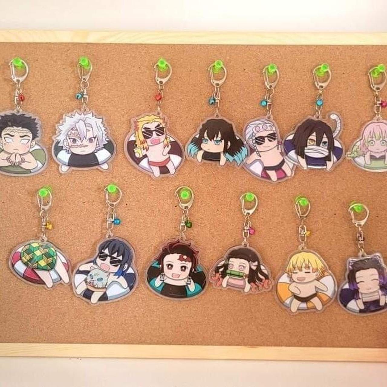 Demon Slayer Swimming Keychains Pm for availability... - Depop
