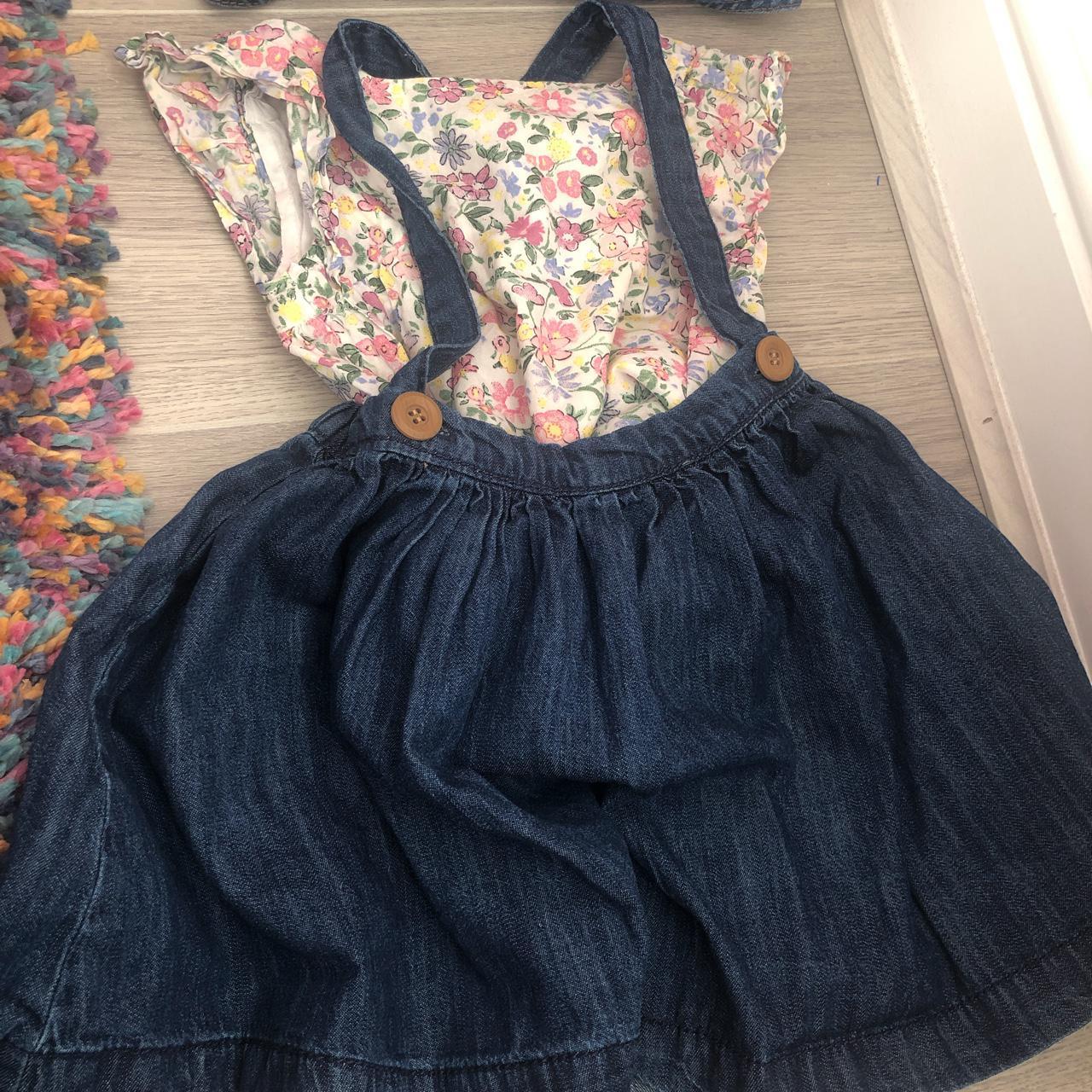Next Piniform denim skirt Age 2-3 year New never... - Depop