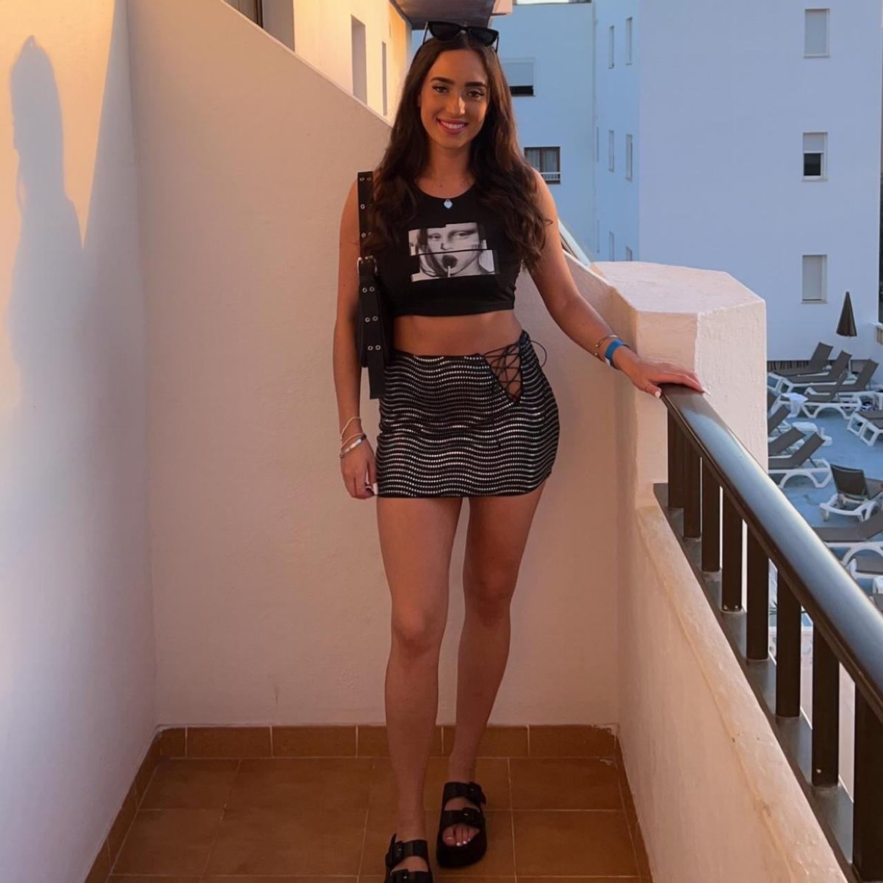 Funky top from shein worn once in Ibiza so perfect... - Depop