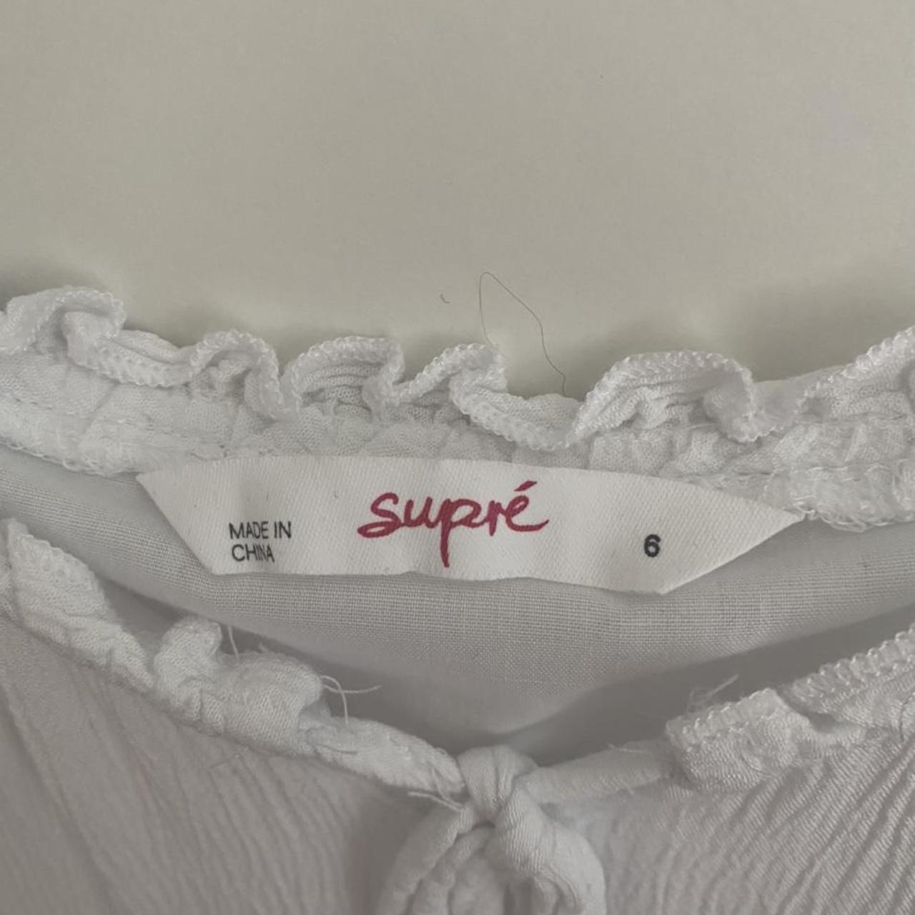 Supre frilly dress Size 6 - Depop