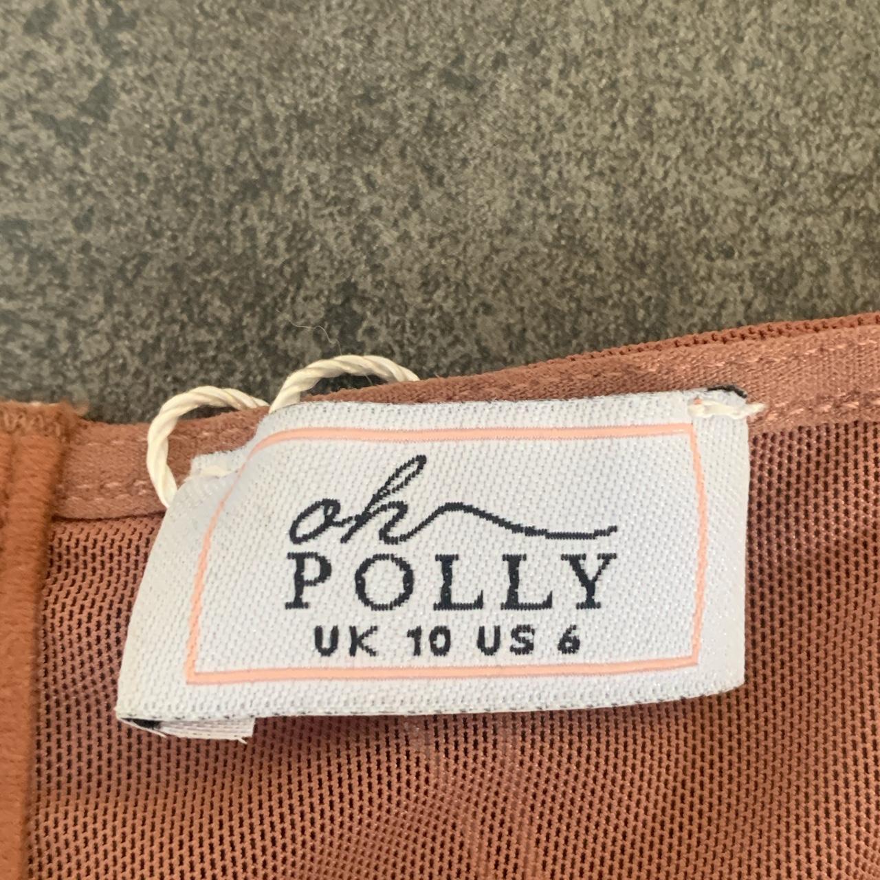 Oh polly love letter crop top in mauve Size 10 Never... - Depop