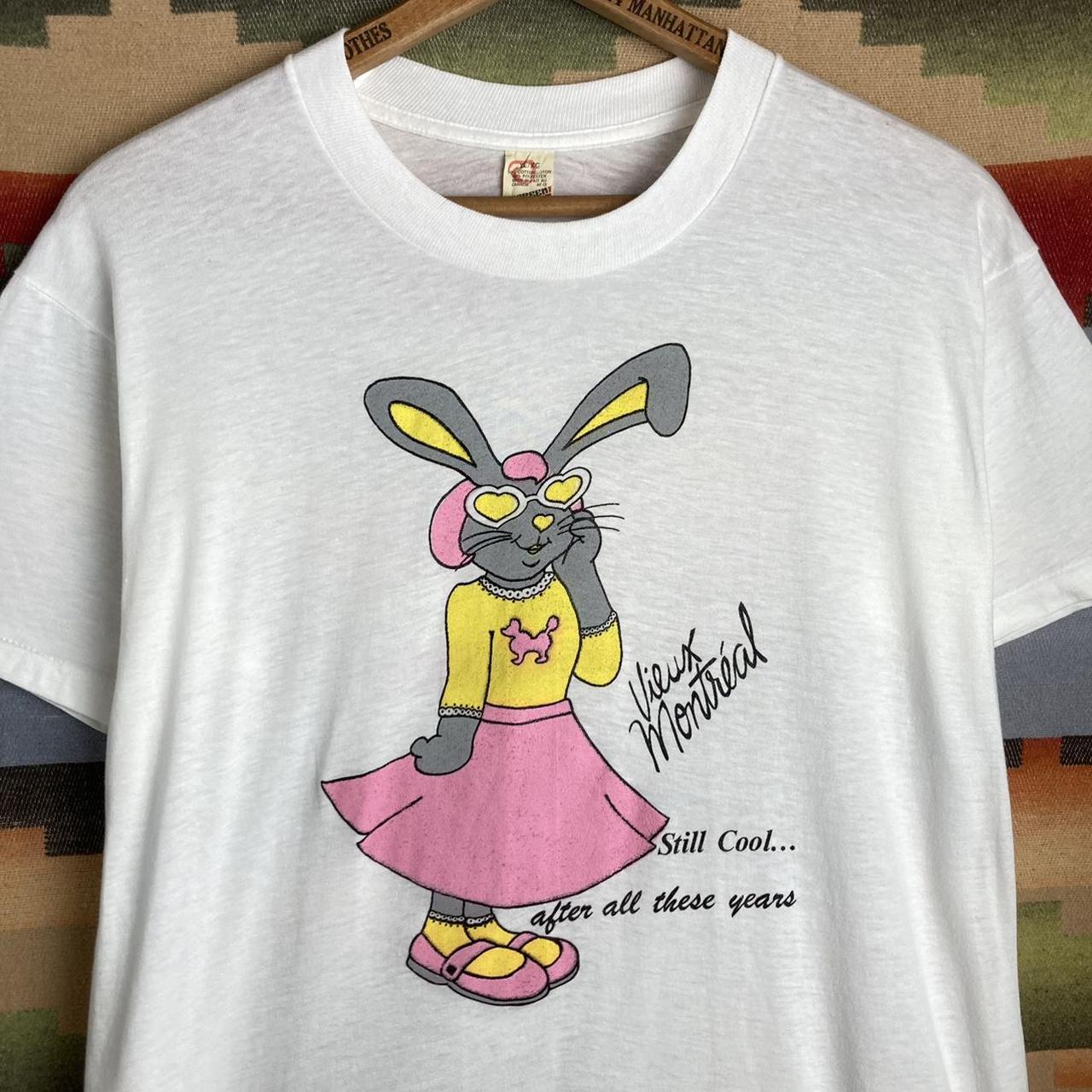 Vintage 80s Montreal Canada Bunny Rabbit Still Cool... - Depop