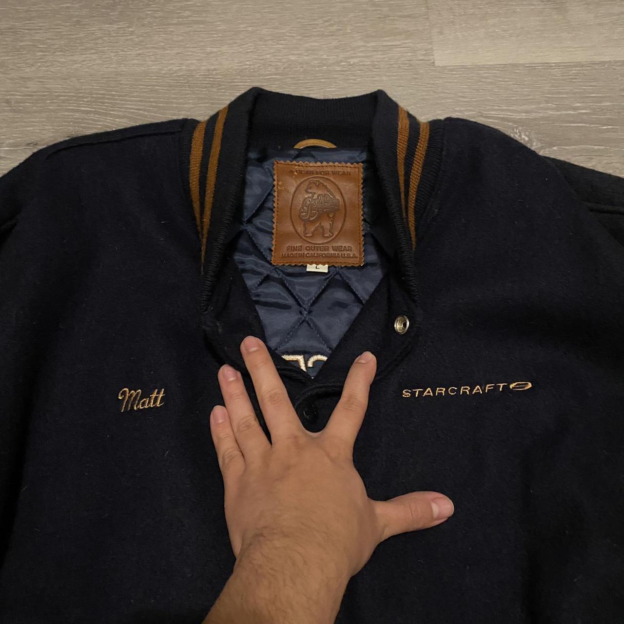Vintage Golden Bear Starcraft Sunfaded Jacket size... - Depop