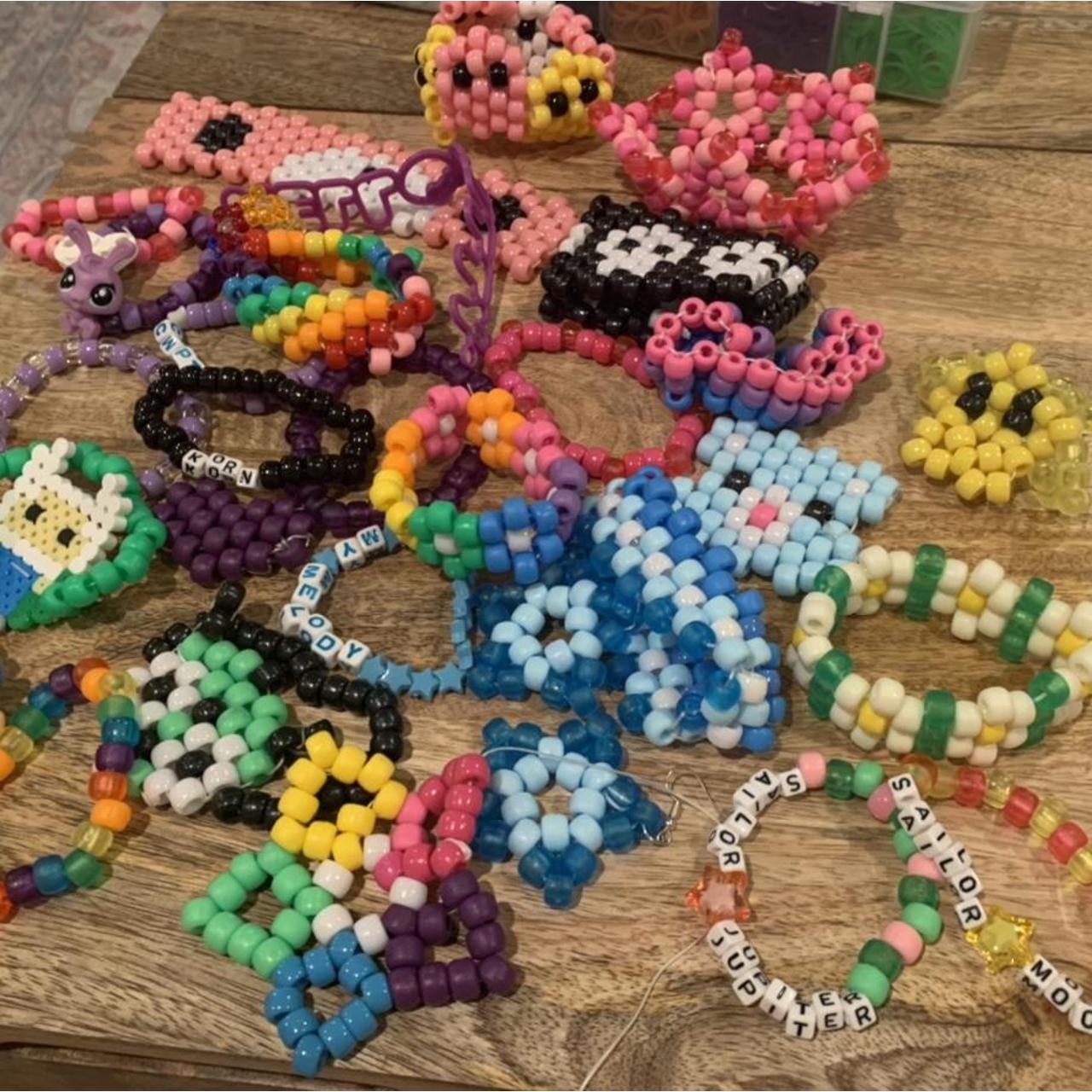 kandi bracelets can sell as a set or they are all... - Depop