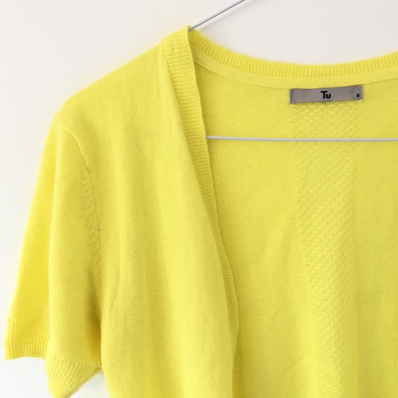 Gorgeous summer yellow cropped cardigan. Looks so... - Depop