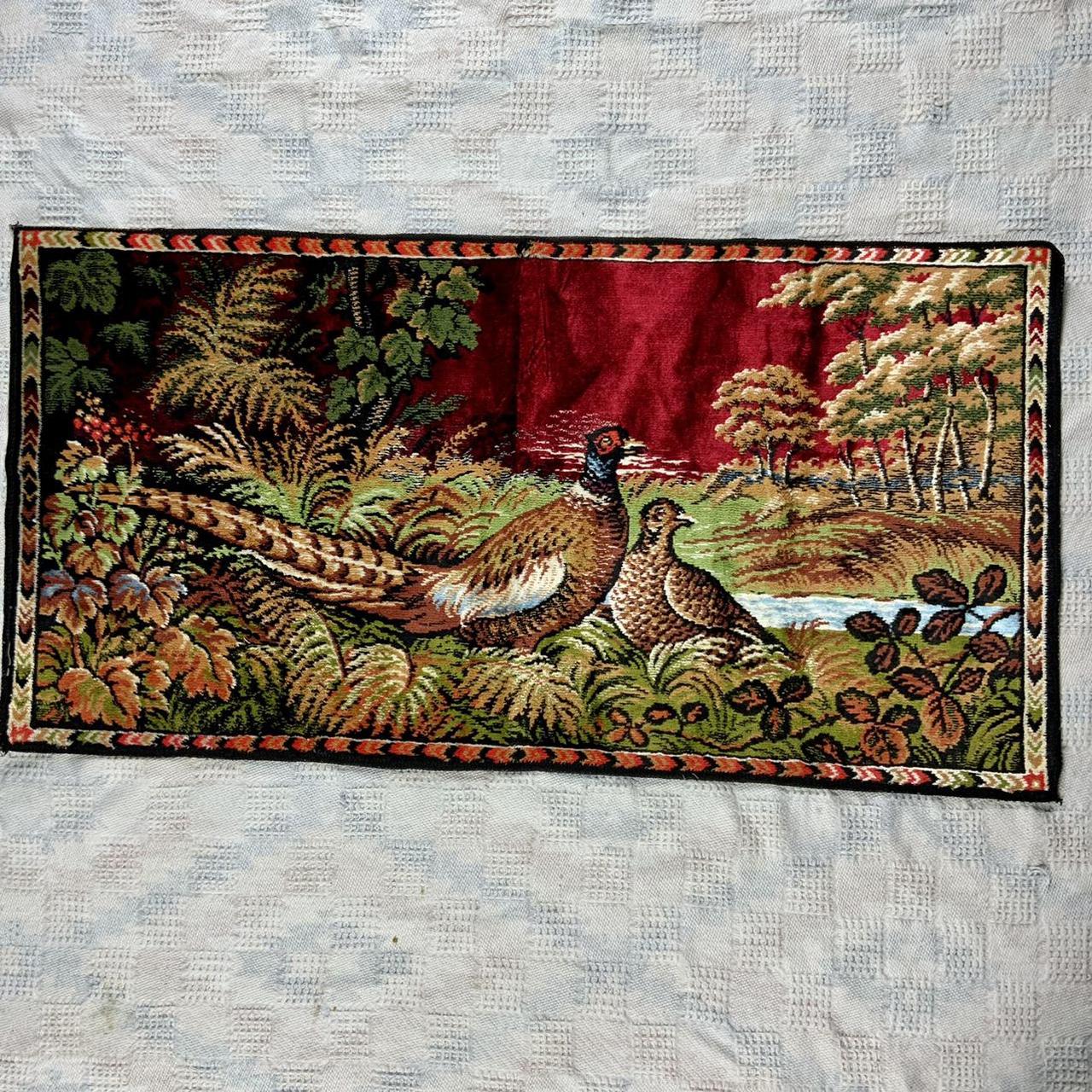VINTAGE RINGNECK PHEASANT TAPESTRY. I LOVE THE... - Depop VINTAGE RINGNECK PHEASANT TAPESTRY. I LOVE THE... - Depop