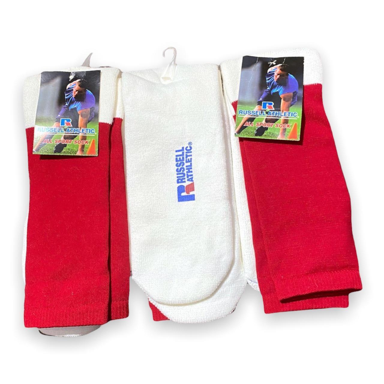 Russell Athletic All Sport Socks 90s BRAND NEW 3... - Depop