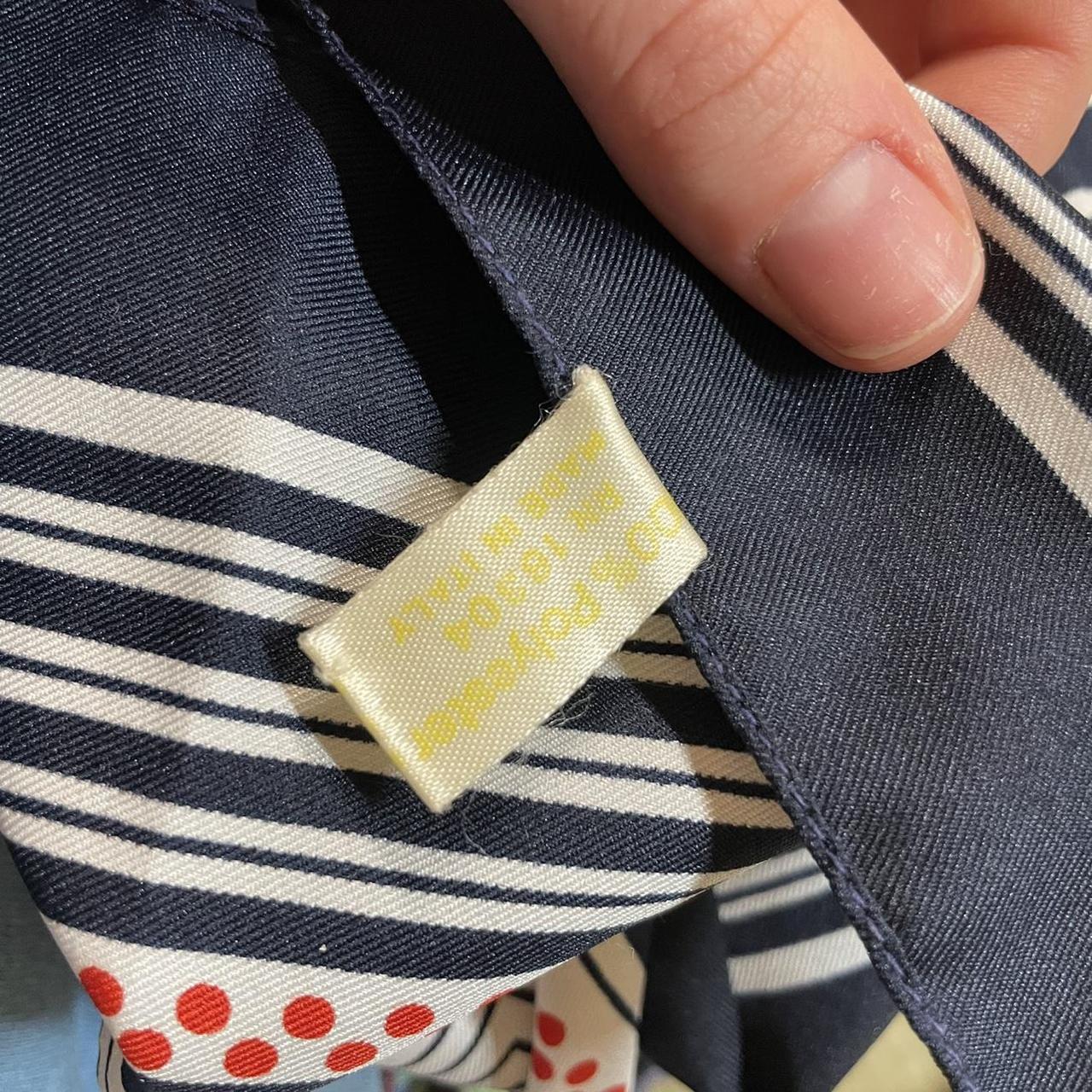 Funky Vintage Abstract Squares Lines Scarf/Hair... - Depop