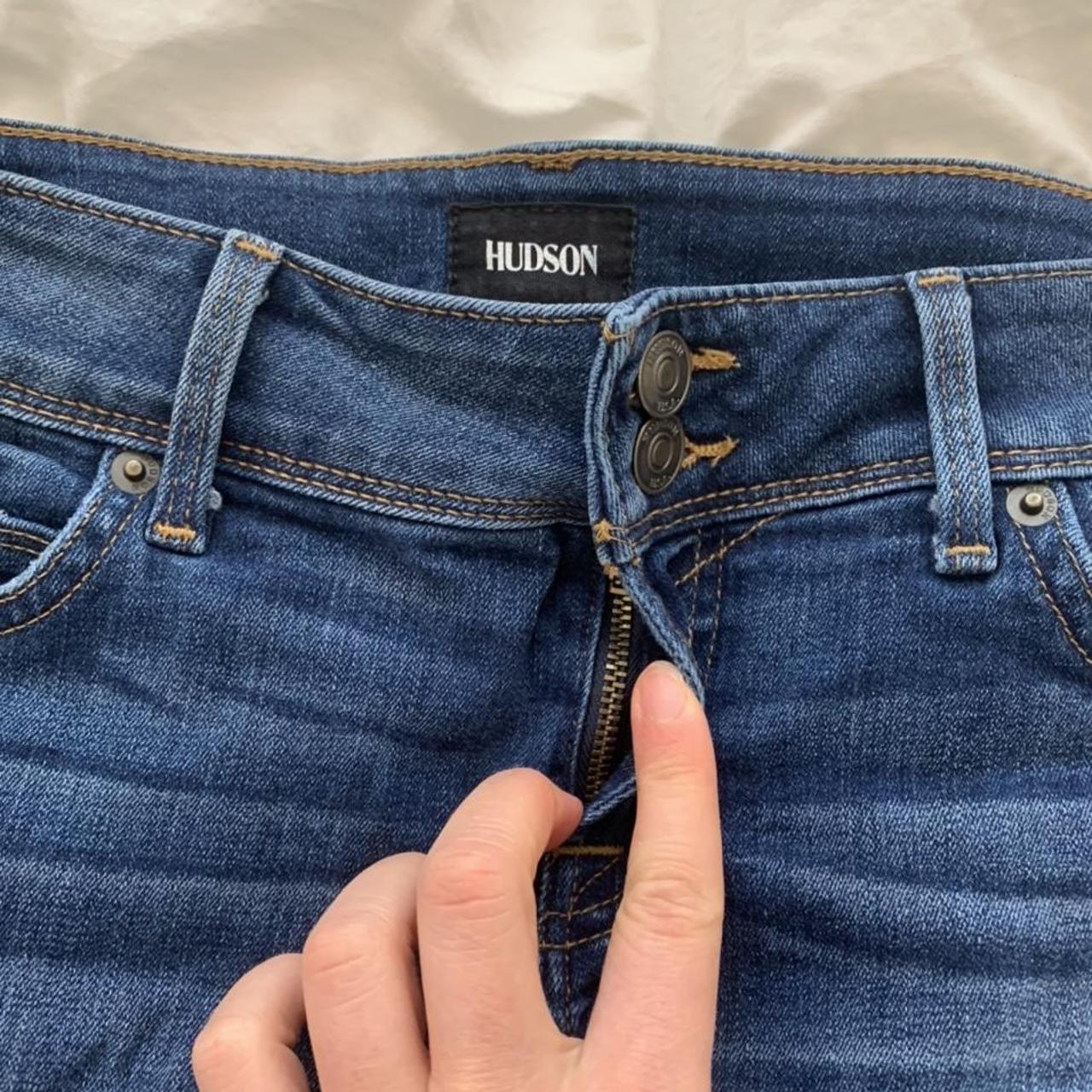 Hudson brand low rise jean shorts Perfect condition... - Depop