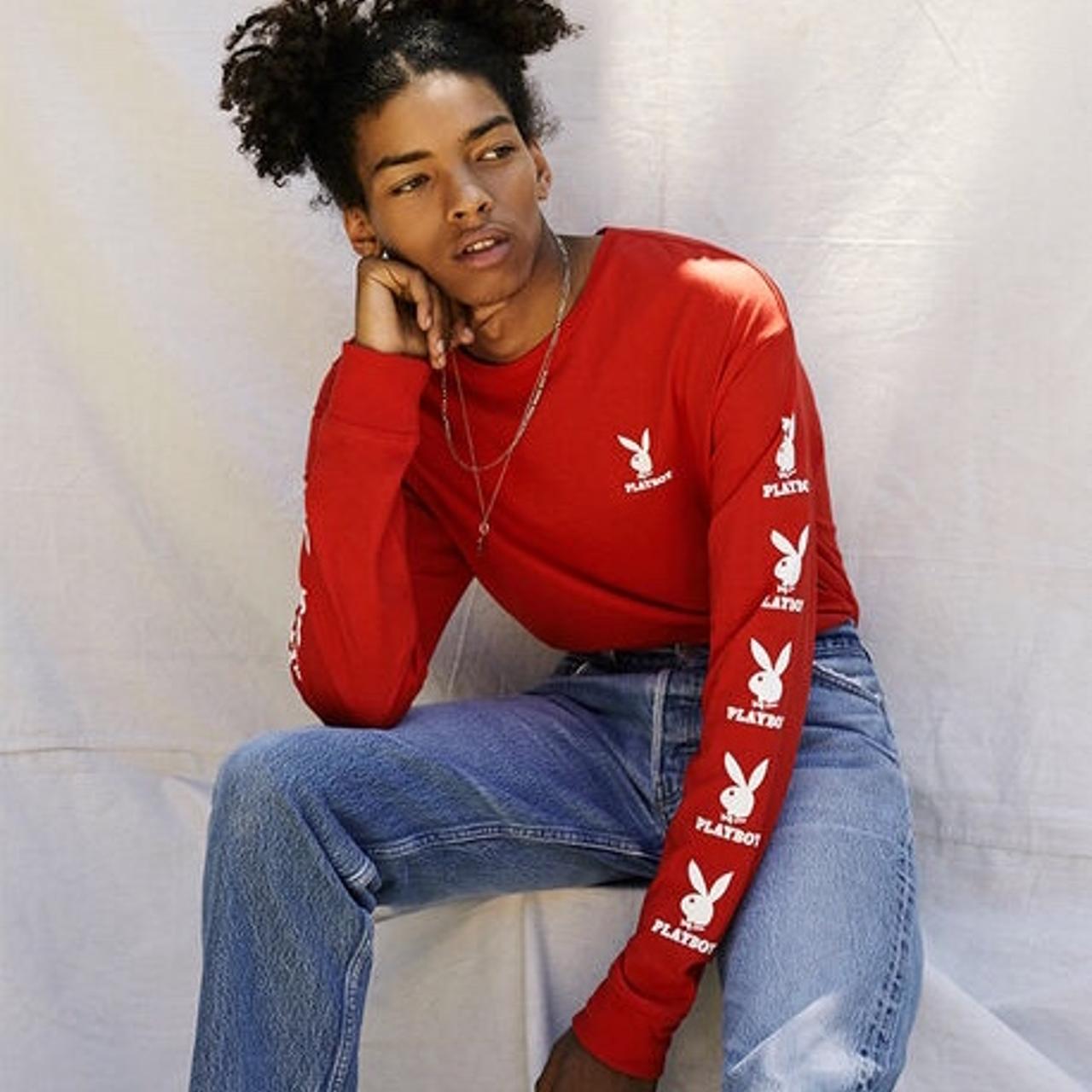 RED PACSUN PLAYBOY LONG SLEEVE SHIRT ️ SOLD OUT... - Depop