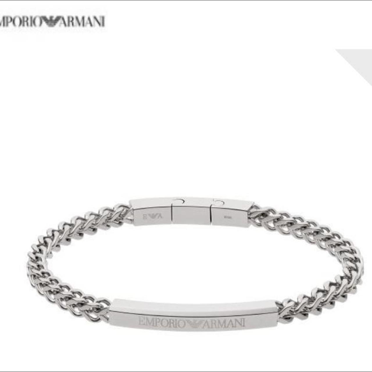 Emporio Armani jewel signature Bracelet , never... | Depop